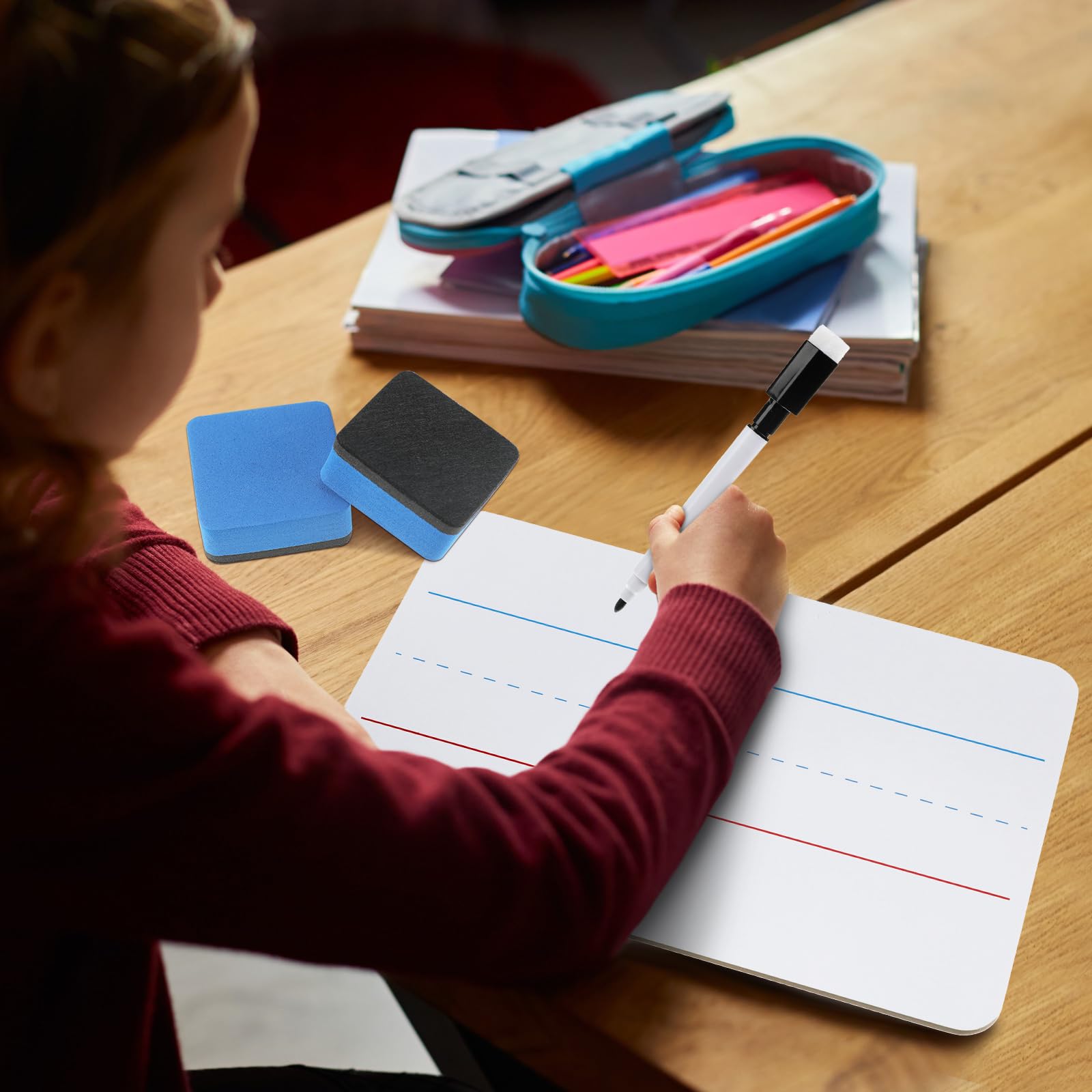 Snapklik.com : Colarr 24 Sets Mini White Boards 6"x 9" Dry Erase Boards ...