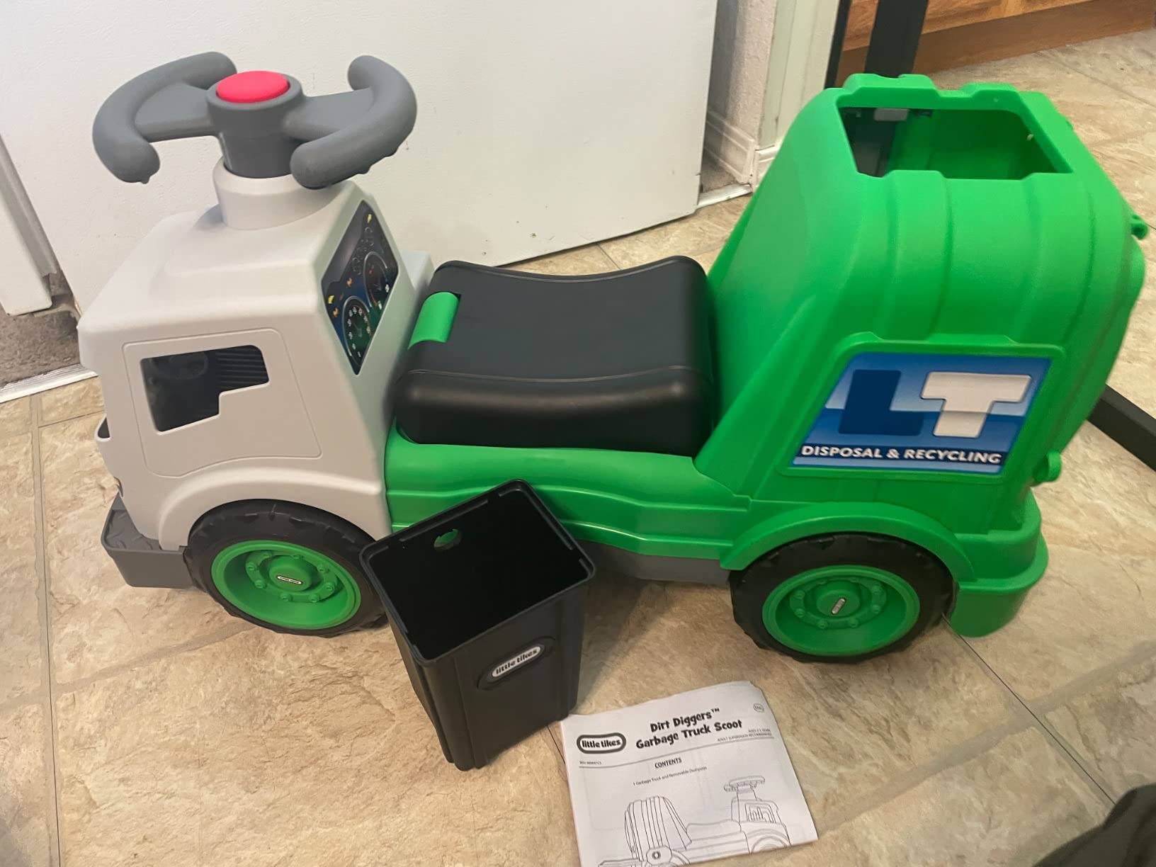 $8/mo - Finance Little Tikes Dirt Diggers Garbage Truck Scoot Ride On ...
