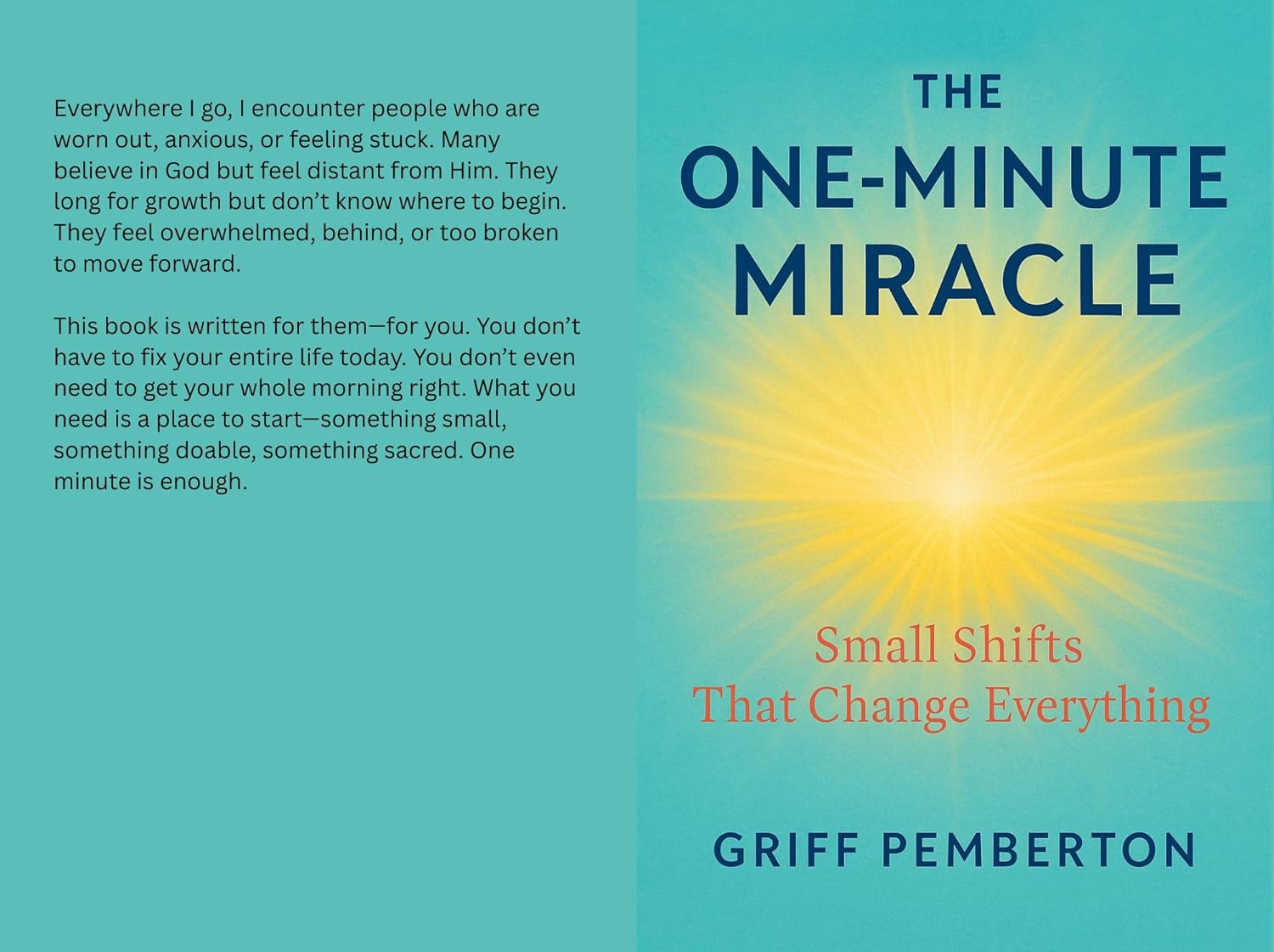 . The One-Minute Miracle: Small Shifts That Change Everything - Kindle edition by Pemberton ...