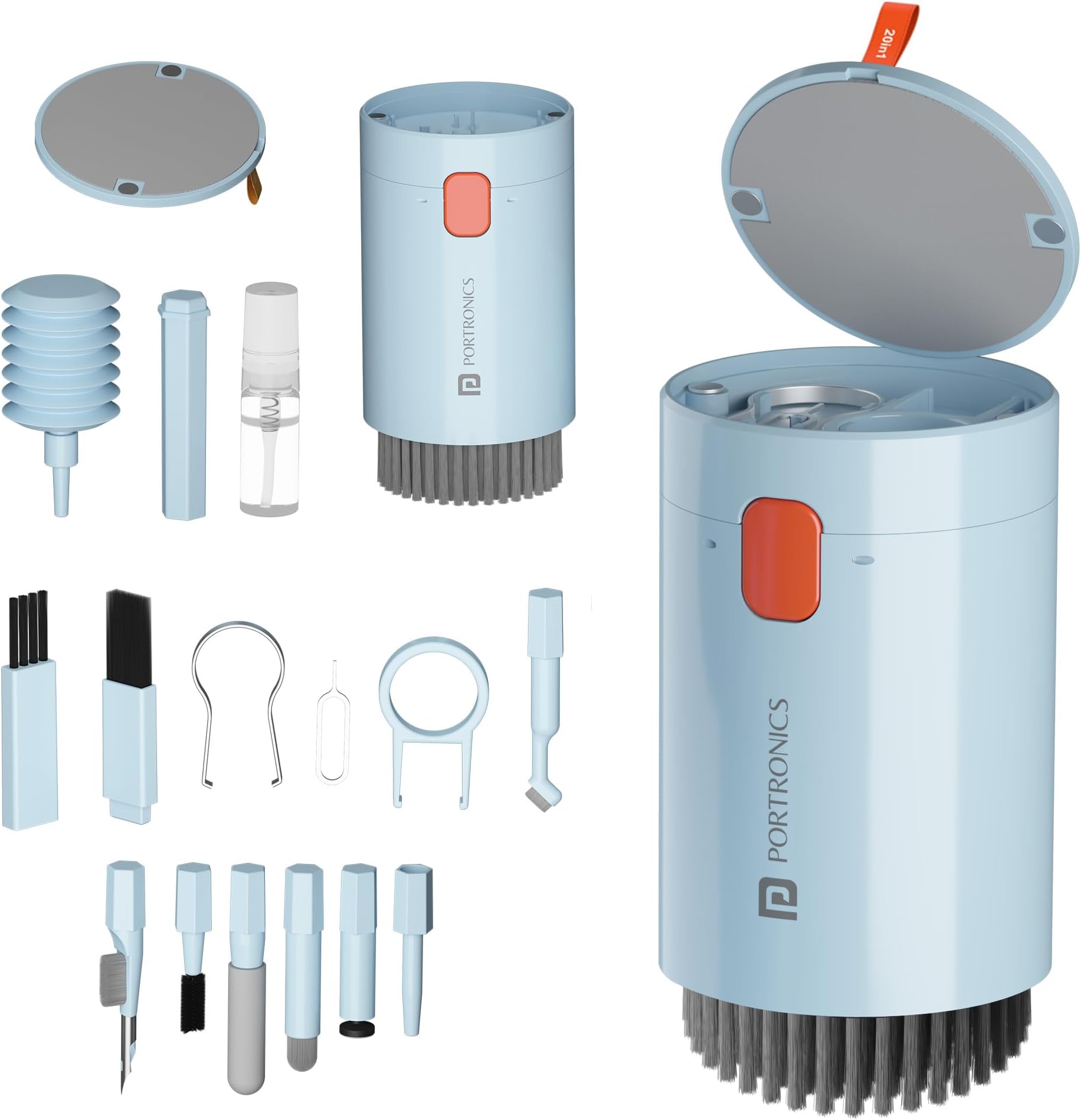 Portronics Clean G 20 in 1 Multipurpose Device Cleaner Cleaning Kit for ...