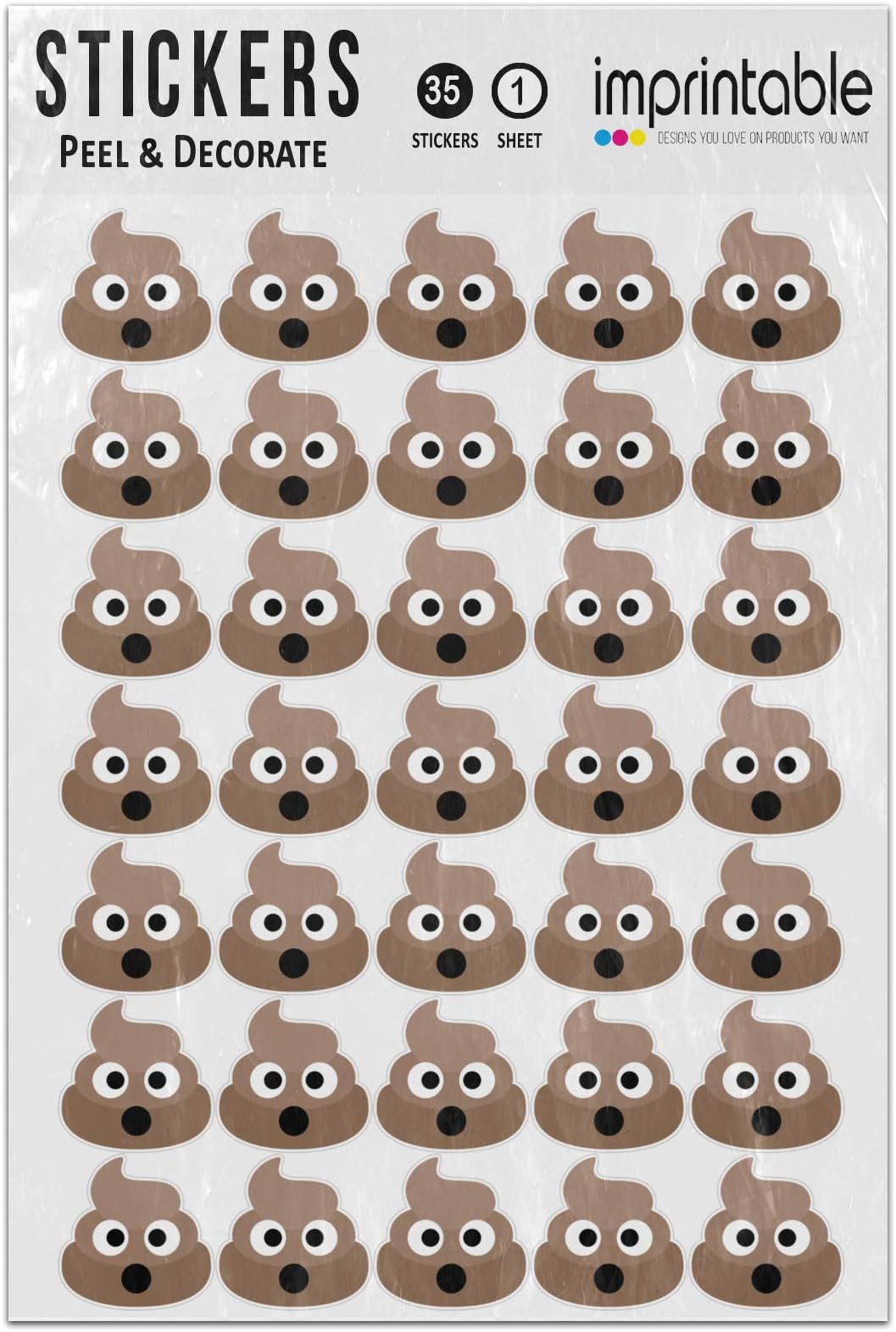 School Stickers Poop Stickers : Amazon.co.uk: Stationery & Office Supplies