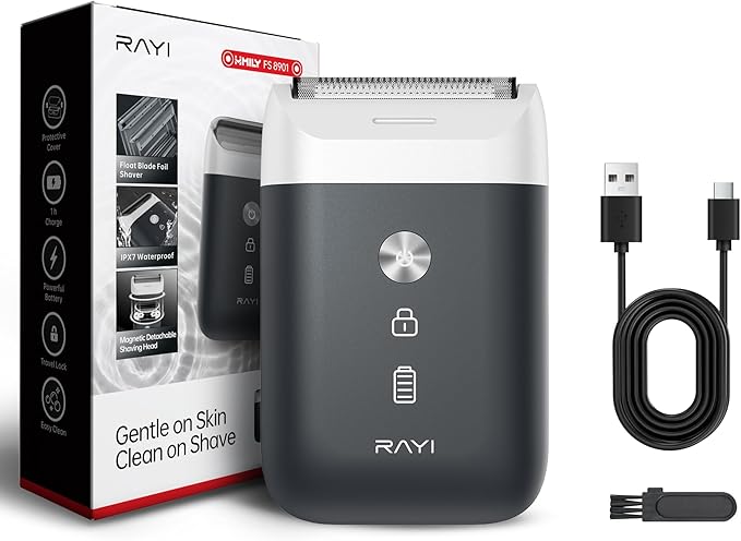 Amazon.com: Portable Electric Razor for Men with 8,000 RPM Dual ...