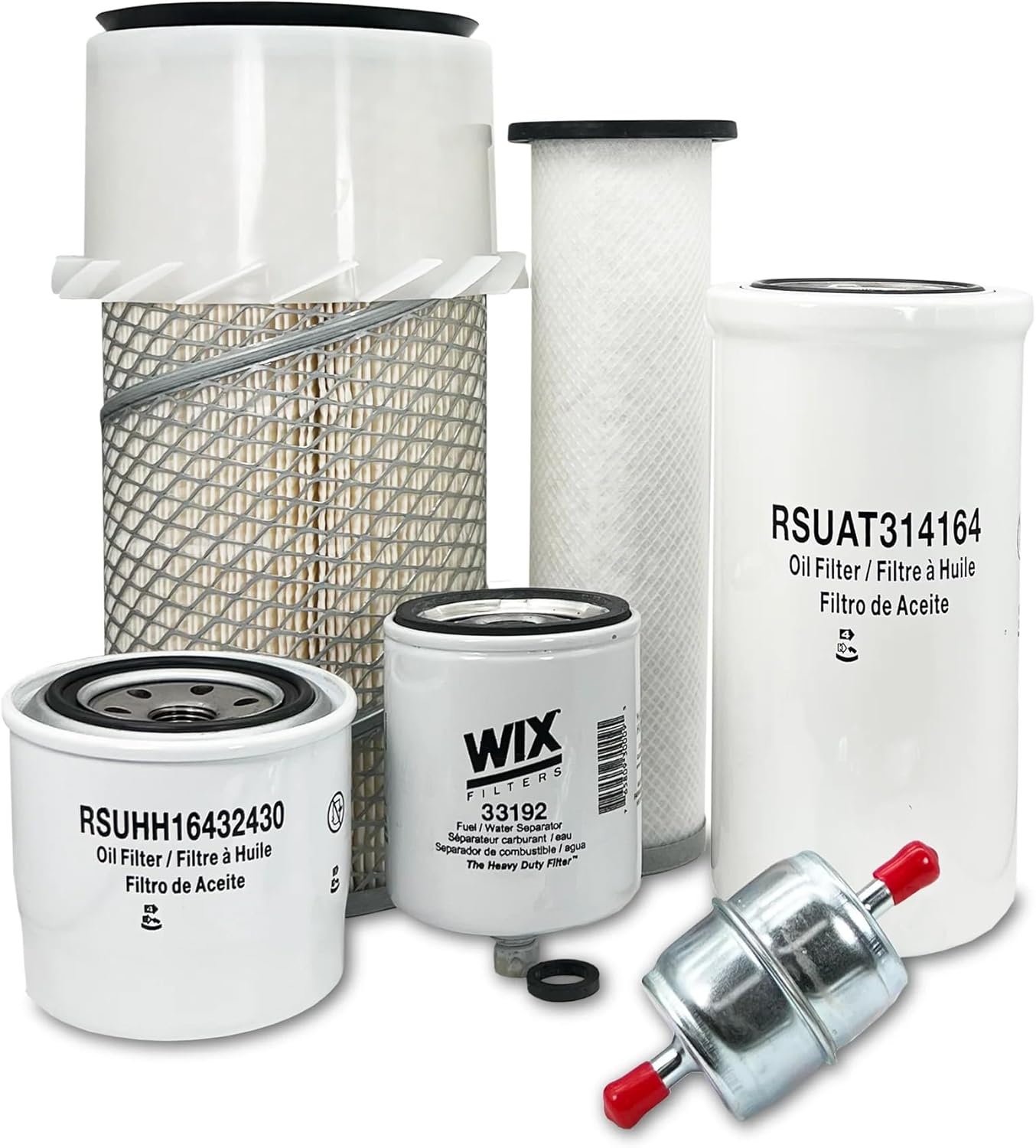 Amazon.com: HERO Maintenance Filter Kit For New Holland LS170 Skid ...