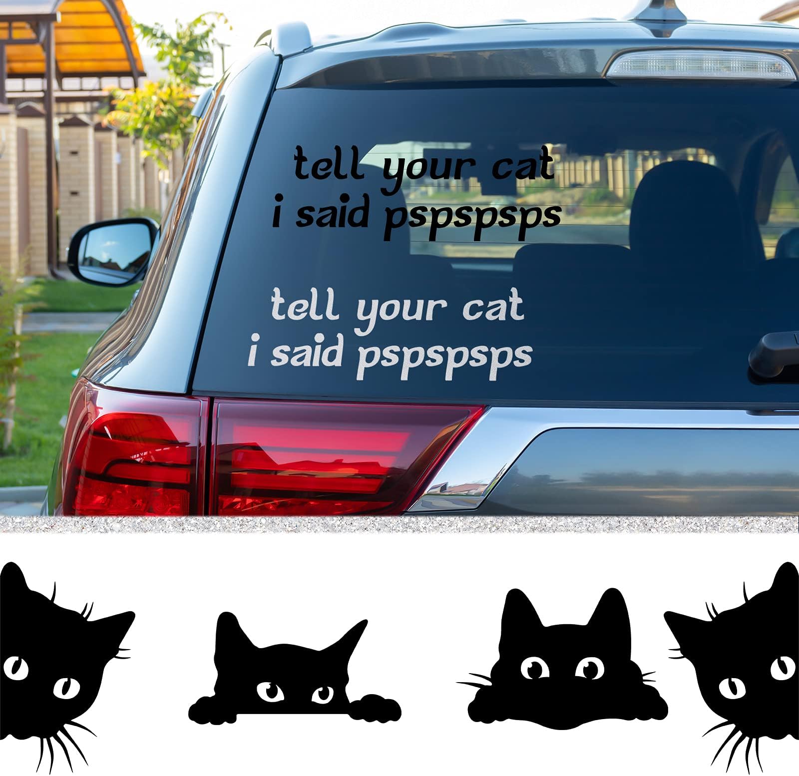 Amazon.com: Tell Your Cat I Said Pspspsps - Funny Sticker Decal ...
