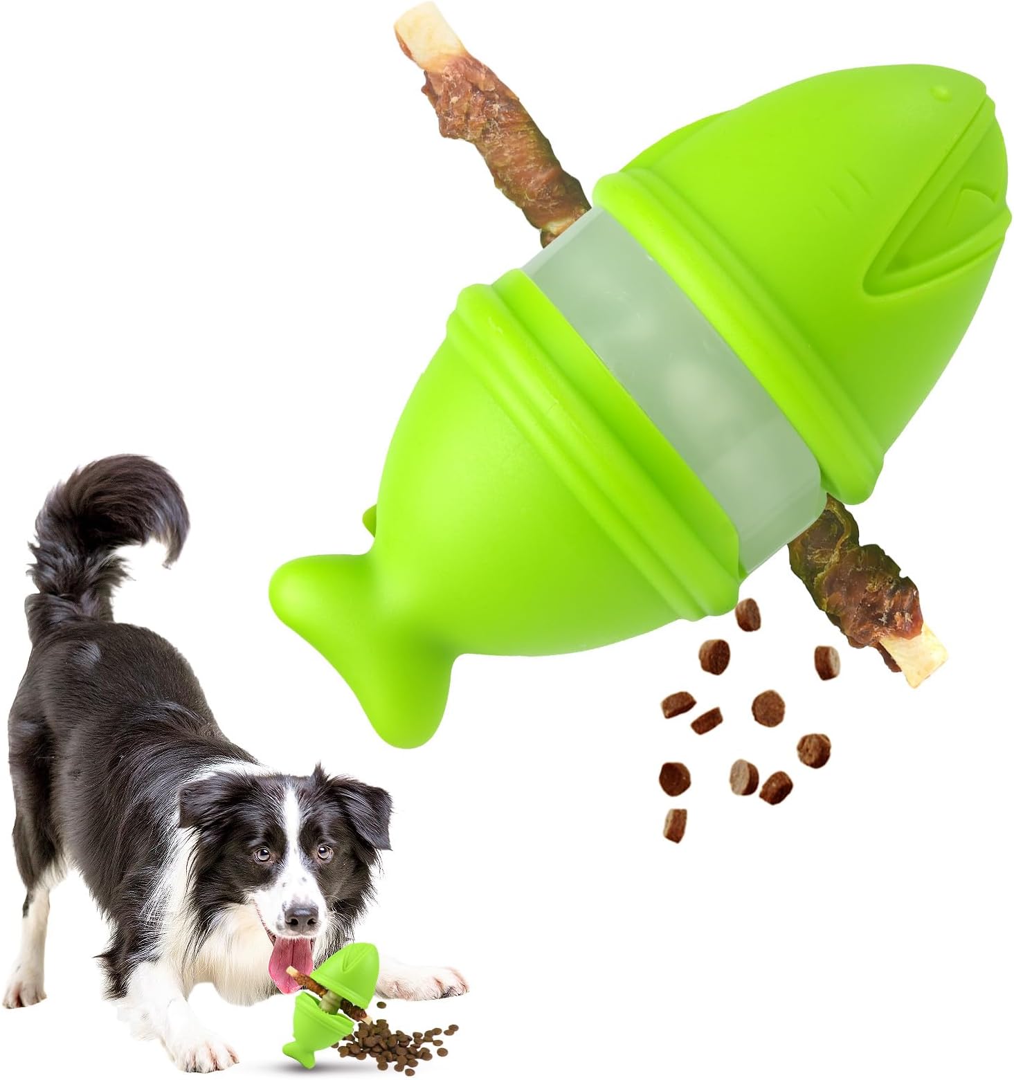 Woyamay 3 In 1 Treat Dispenser Toys, Bully Stick Holder for Dogs ...