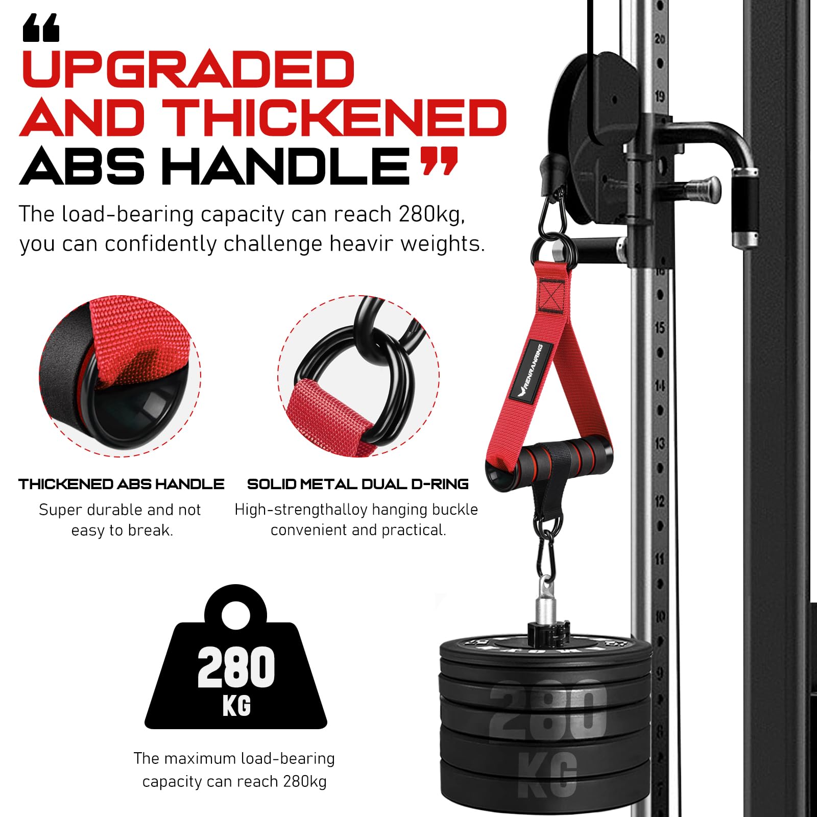 Snapklik.com : Gym Exercise Handles, Replacement Handle Attachments For ...