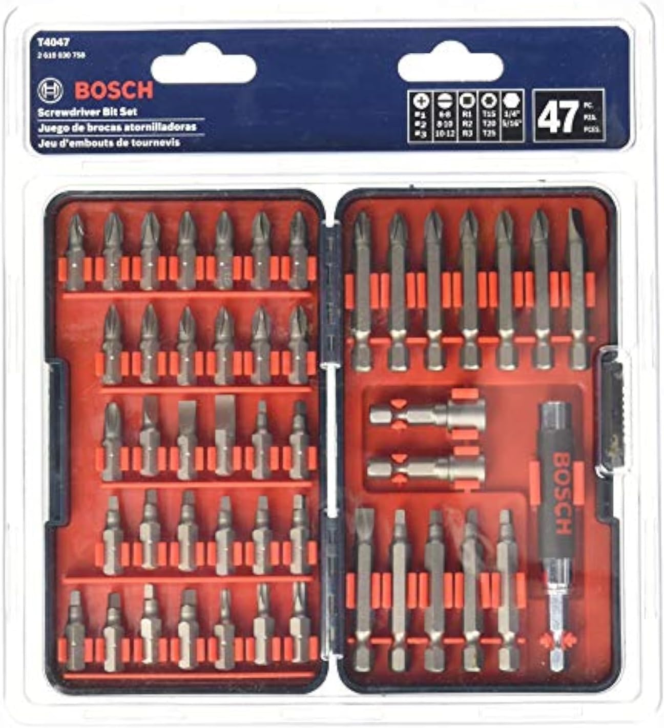 Amazon.com: 37Pcs Screwdriver Bit Set with Case, Slotted Phillips Star ...