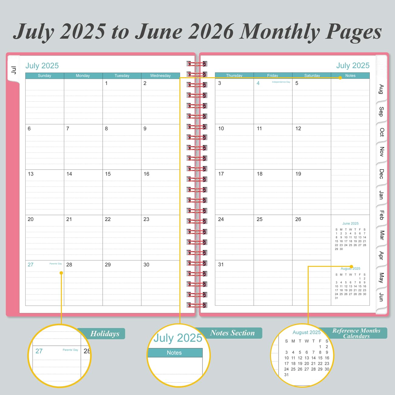 Snapklik.com : 2026 Daily & Monthly Planner - One Page Per Day, Daily Planner 2026 From January ...