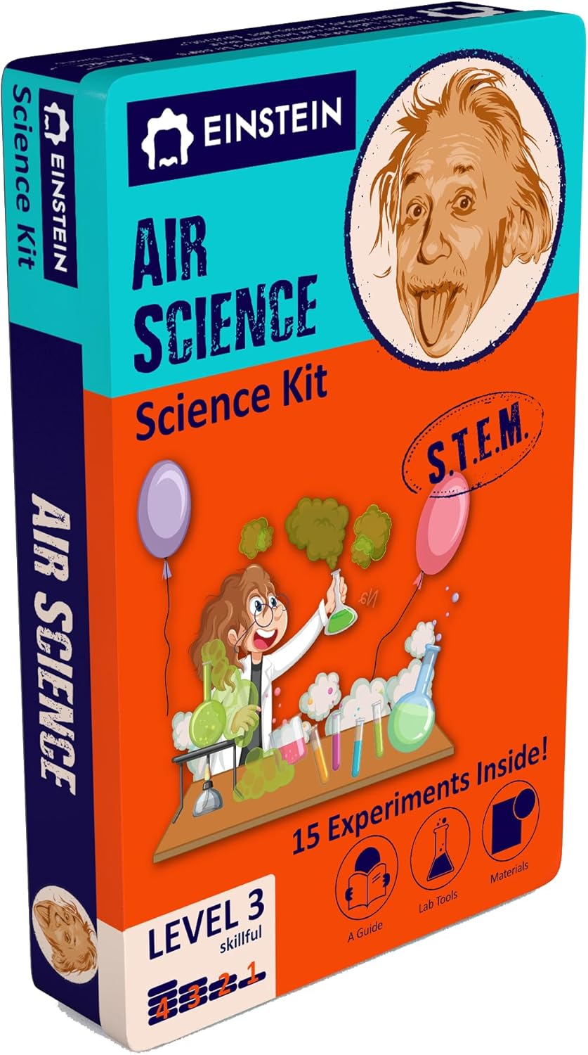 Amazon.com: Einstein’s Air Science Kit for Kids. STEM for Boys & Girls ...