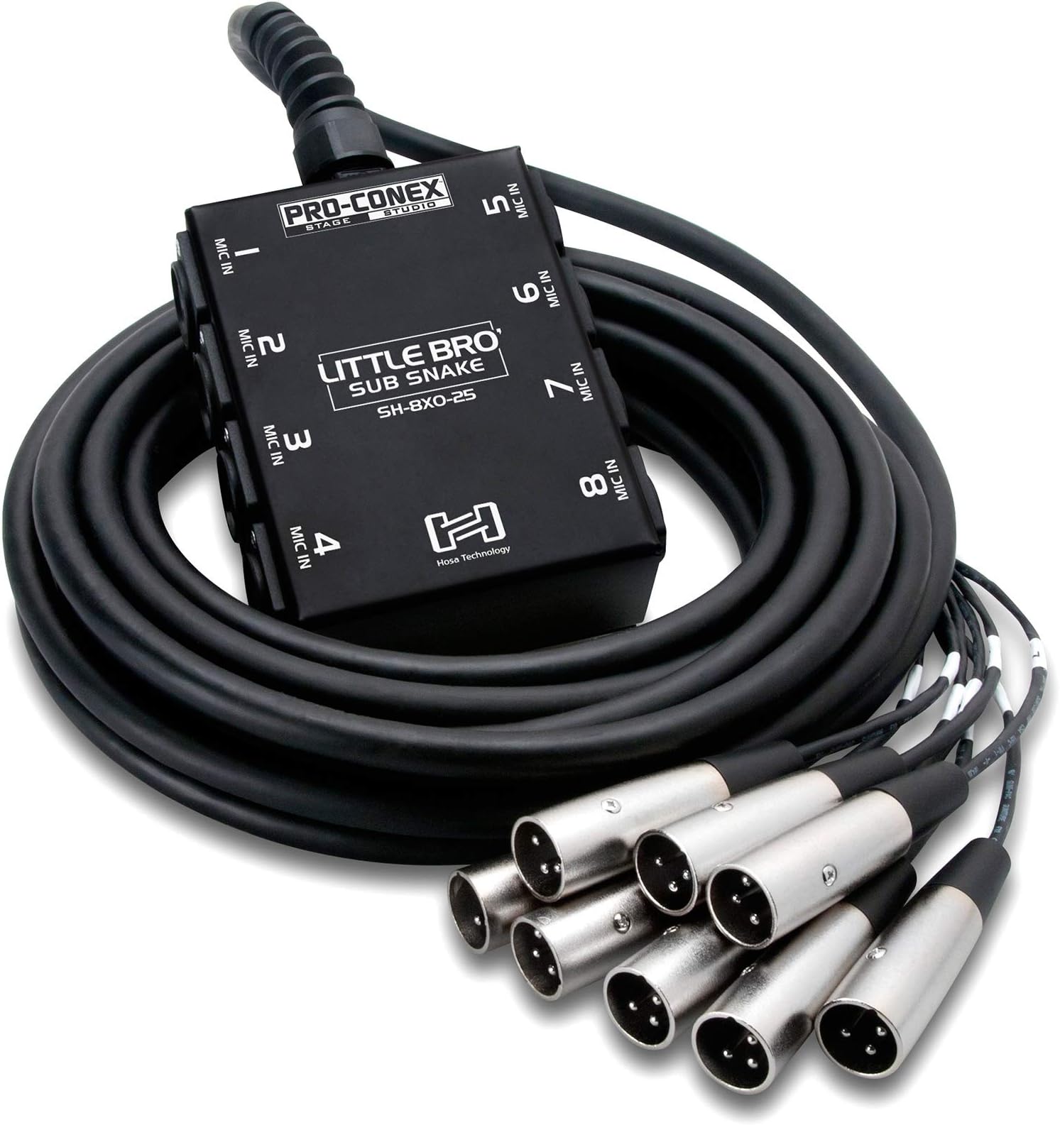 Hosa Cable Pro Conex Little Bro Sub Audio Snake - 25 Foot : Amazon.ca ...
