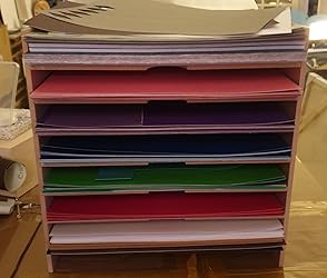 A4 Stacking Paper Storage Unit for Craft etc fits IKEA Kallax Cube ...