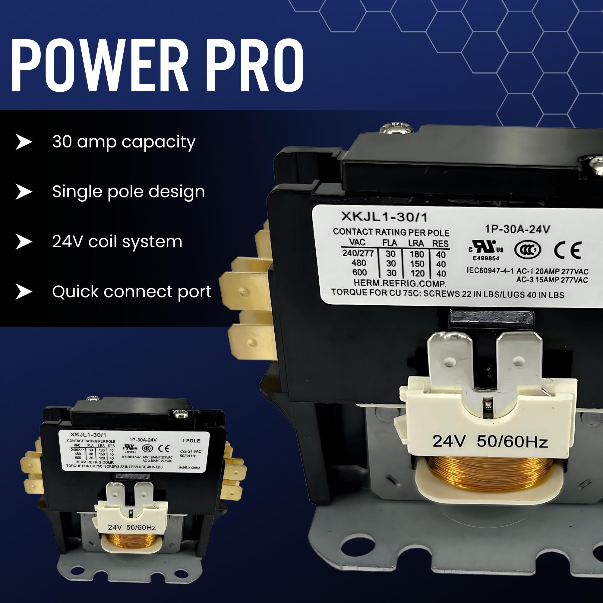 Snapklik.com : HIATSU Motor Contactor - Air Conditioner Contactor 1P ...