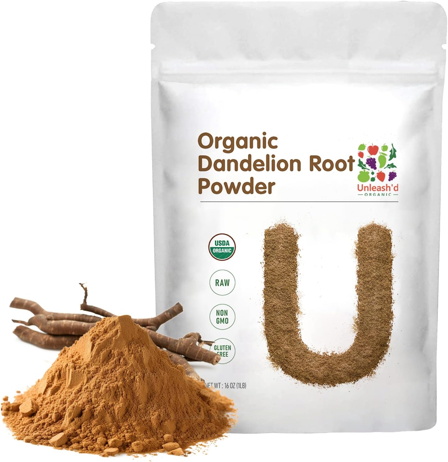 Amazon.com: Starwest Botanicals Organic Dandelion Root Powder, 4 Ounces ...