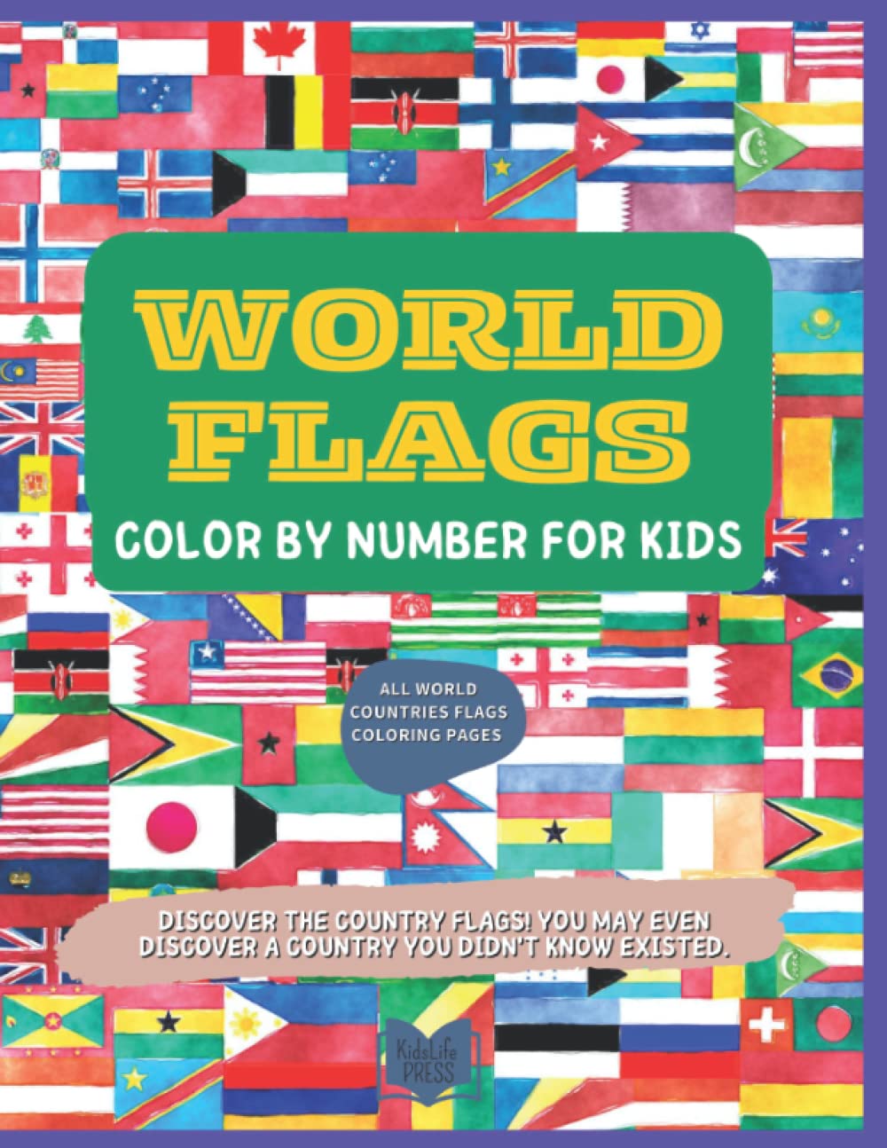 World Flags Color by Numbers for Kids: All World Countries Flags ...