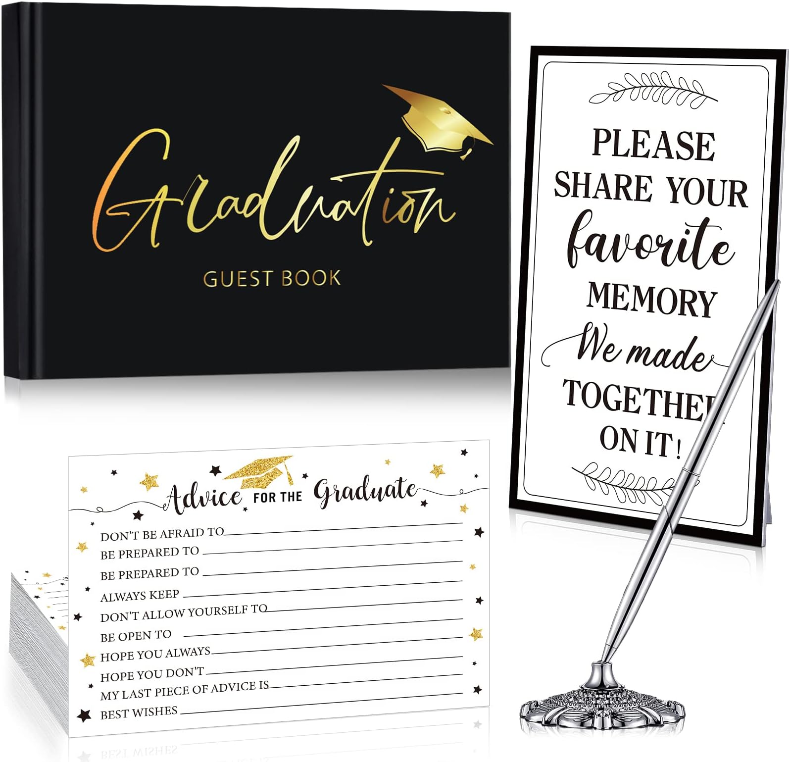 Amazon.com: Fuutreo Graduation Guest Book 2025 Graduation Guest Sign in ...