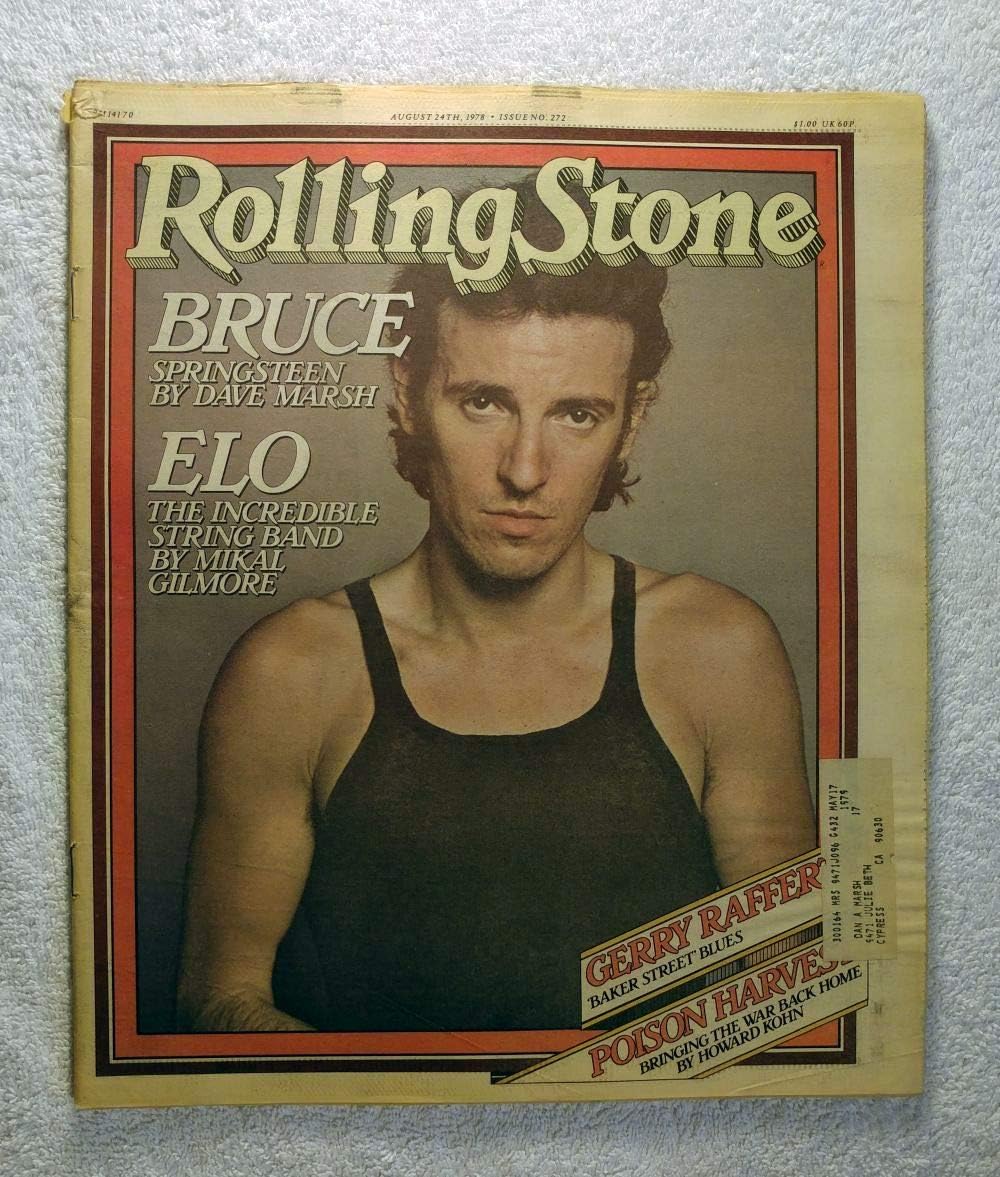 Bruce Springsteen – Rolling Stone Magazine – #272 – August 24, 1978 ...