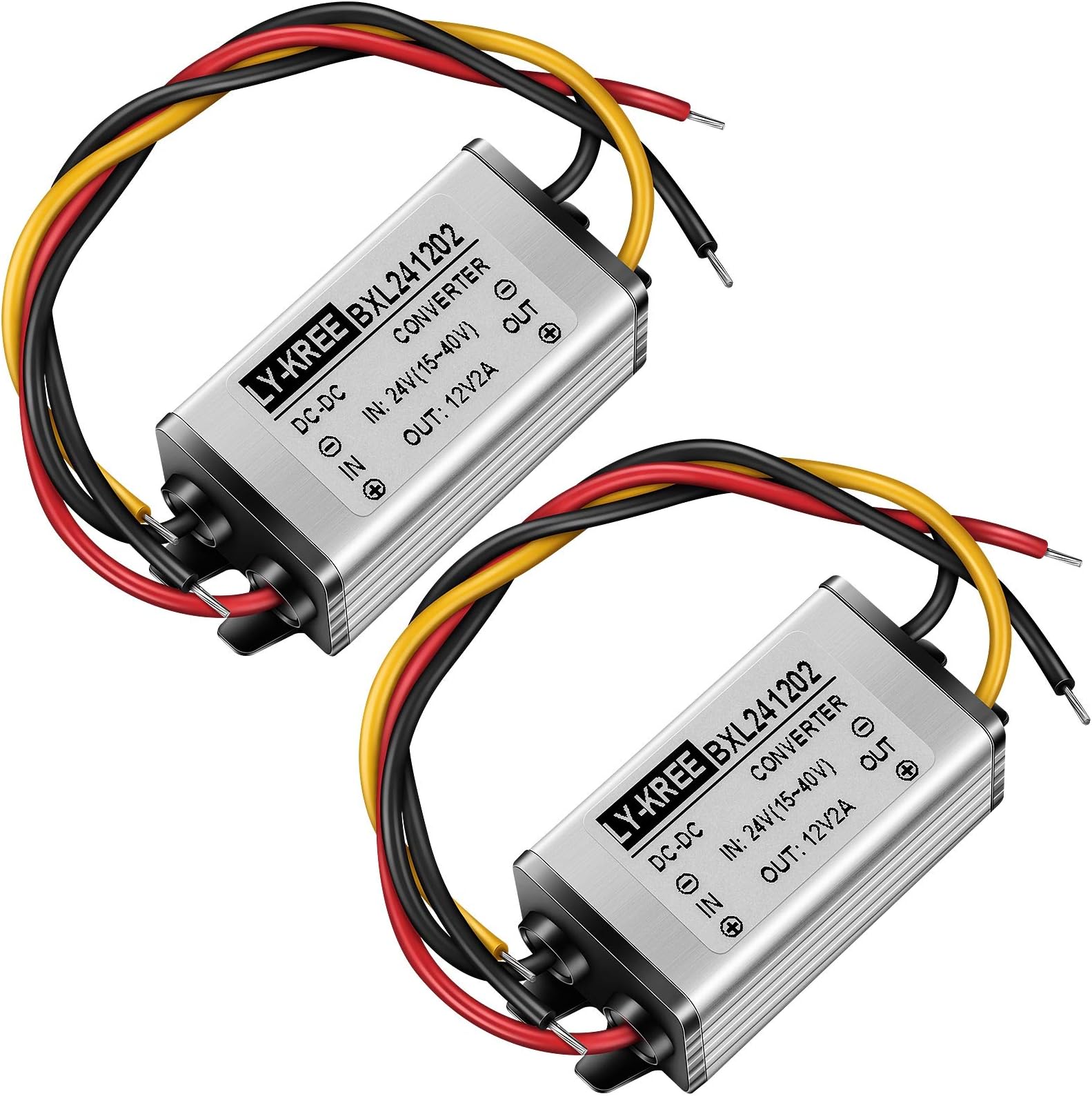 Amazon.com: Saysurey 2 Pcs DC 24V to DC 12V 10A 120W Step Buck ...