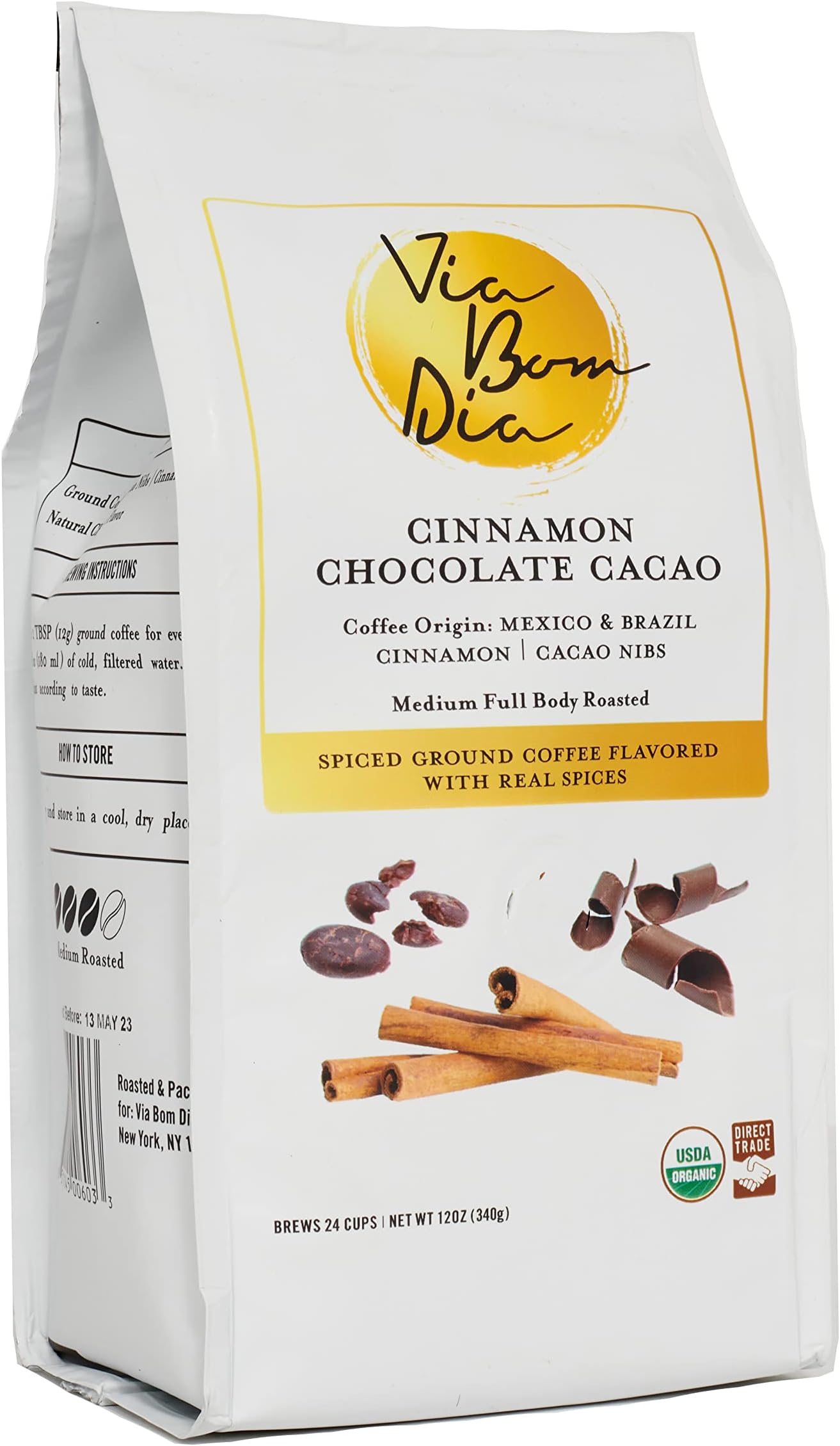 Amazon.com : TUTURU Dirty Chai Ground Coffee | Real Chai Spices ...