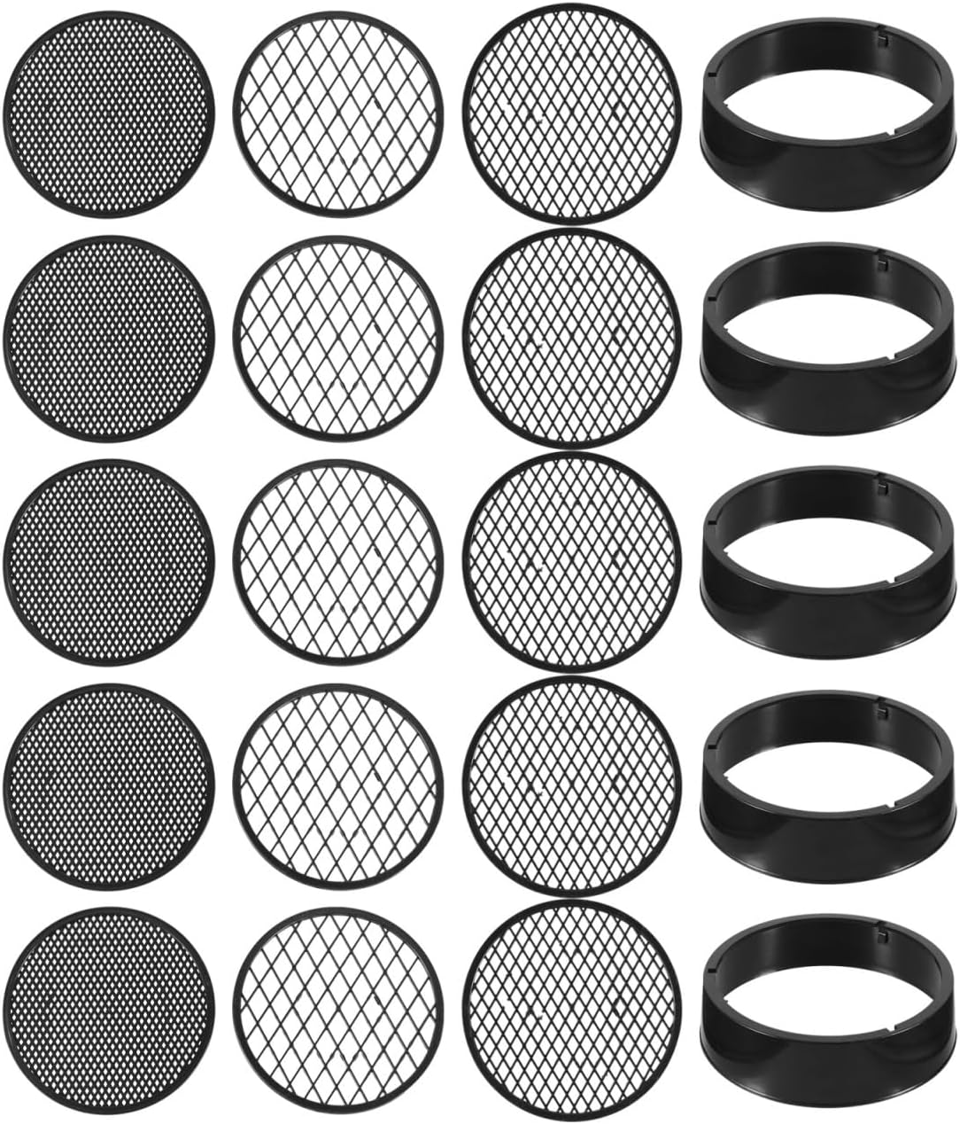 DOITOOL 20pcs Classifier Sifting Pan Outdoor Gold Panning Soil Sifter ...