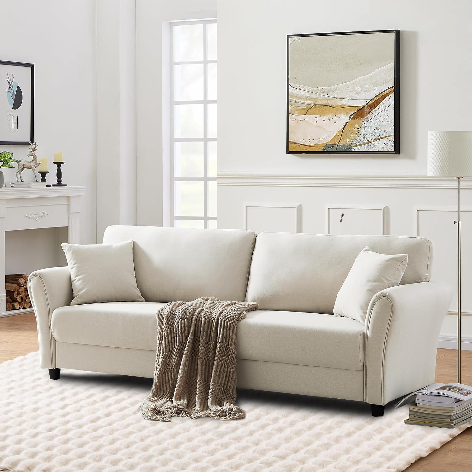 A Nice Night Super Soft Shaggy Rugs Fluffy Luxurious Carpets,Faux Fur ...