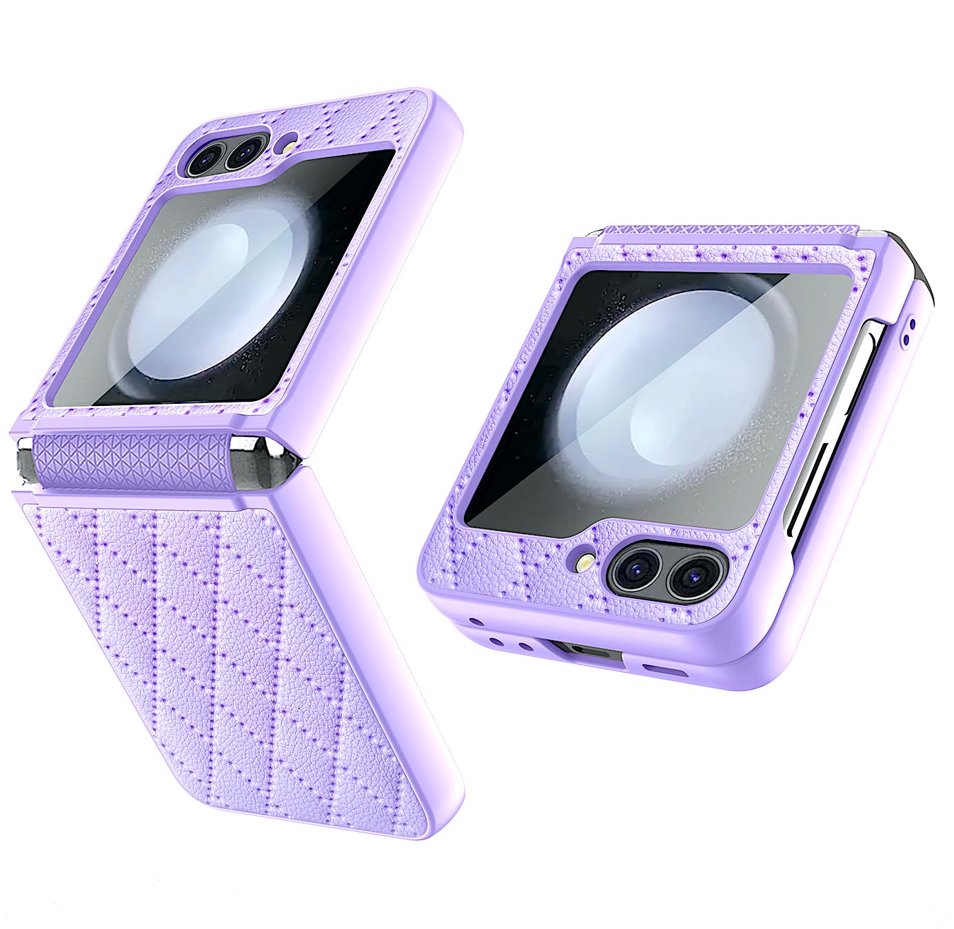 BOUNCEBACK Vegan Leather Case/Cover with Rubber Hinge Cover for Samsung ...
