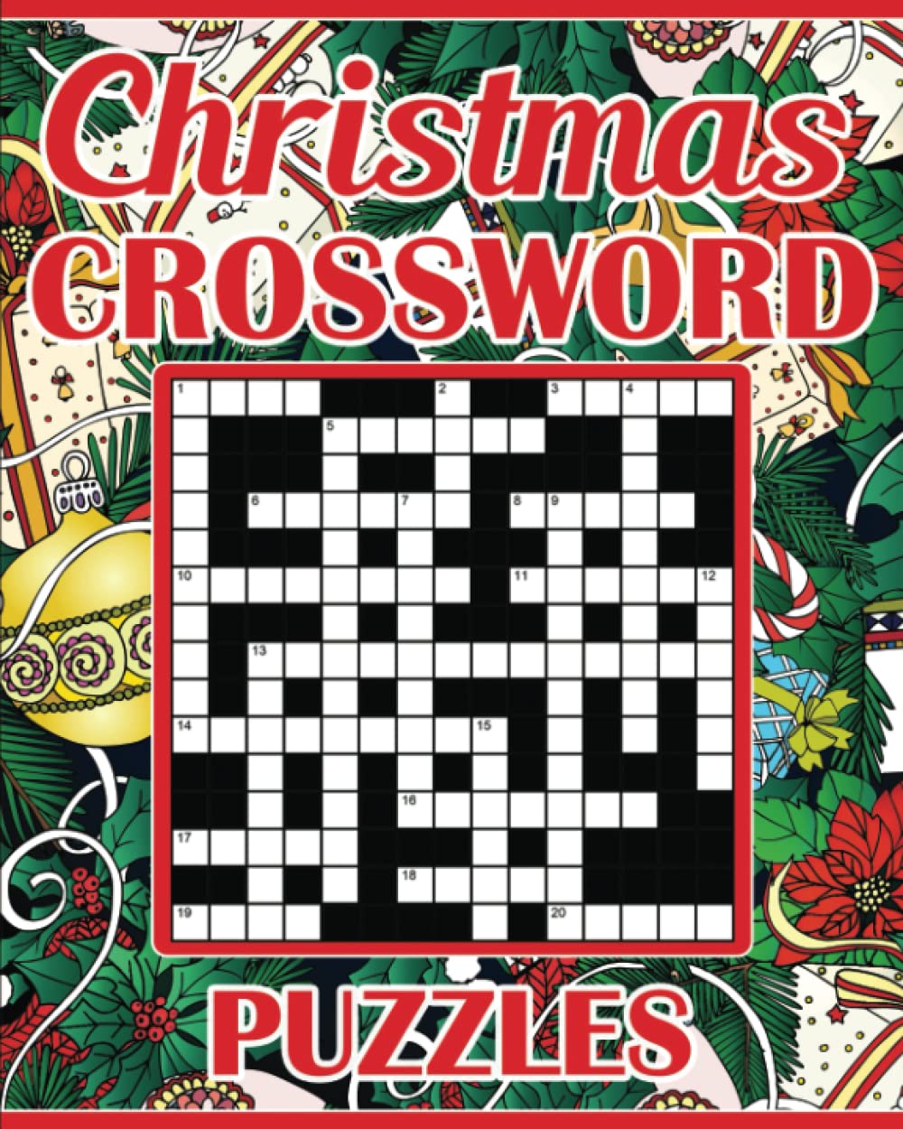 Christmas Crossword Puzzles: Fun Holiday-Themed Puzzle Book: Dylanna ...