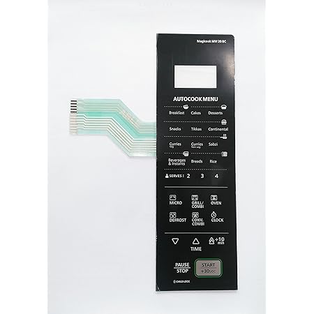 Able Magicook20GElec Microwave Oven Membrane Keypad : Amazon.in: Home ...
