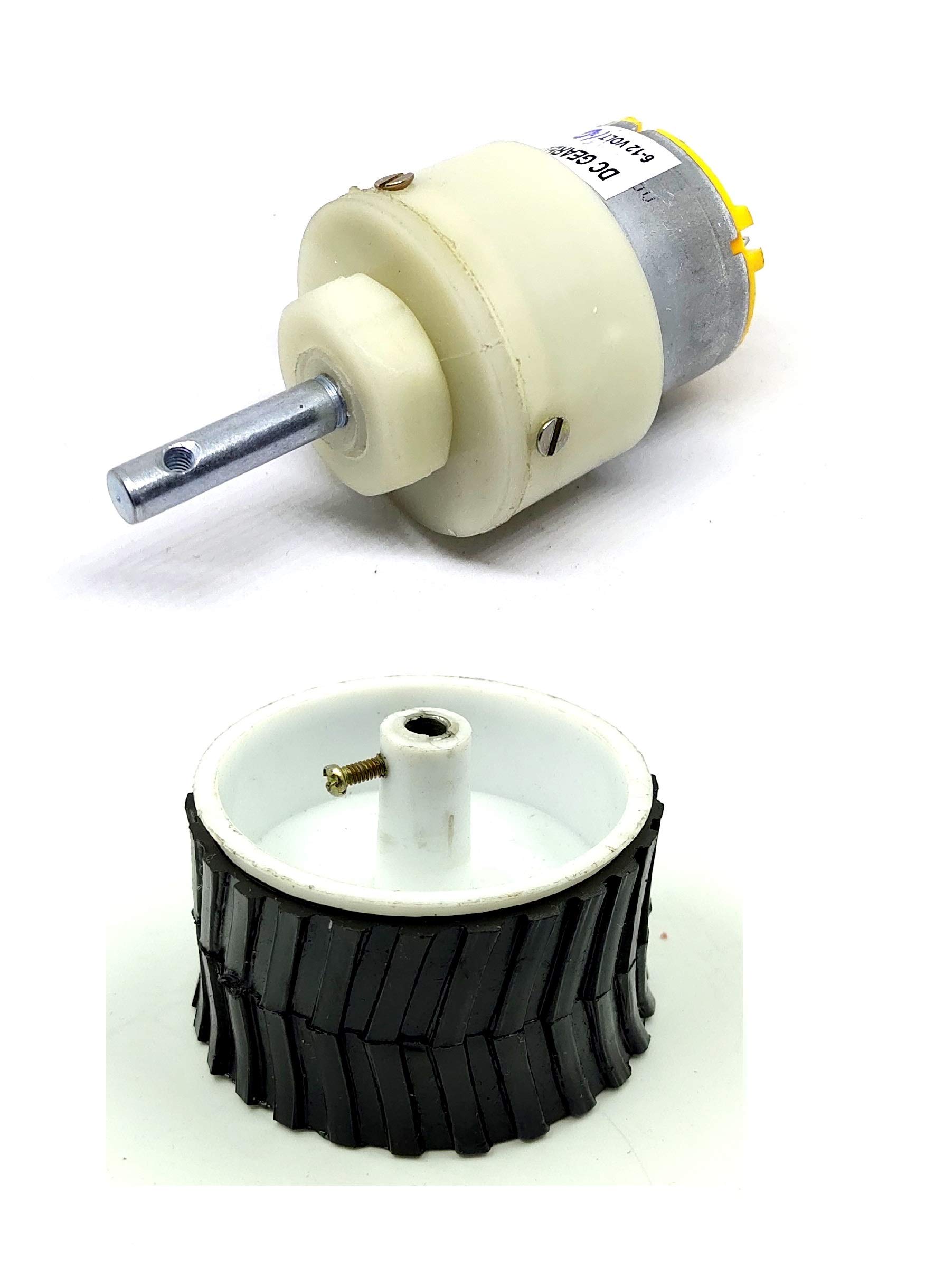 Invento 1pcs 6v 12v 5 Kg Cm 300 Rpm Dc | Desertcart INDIA