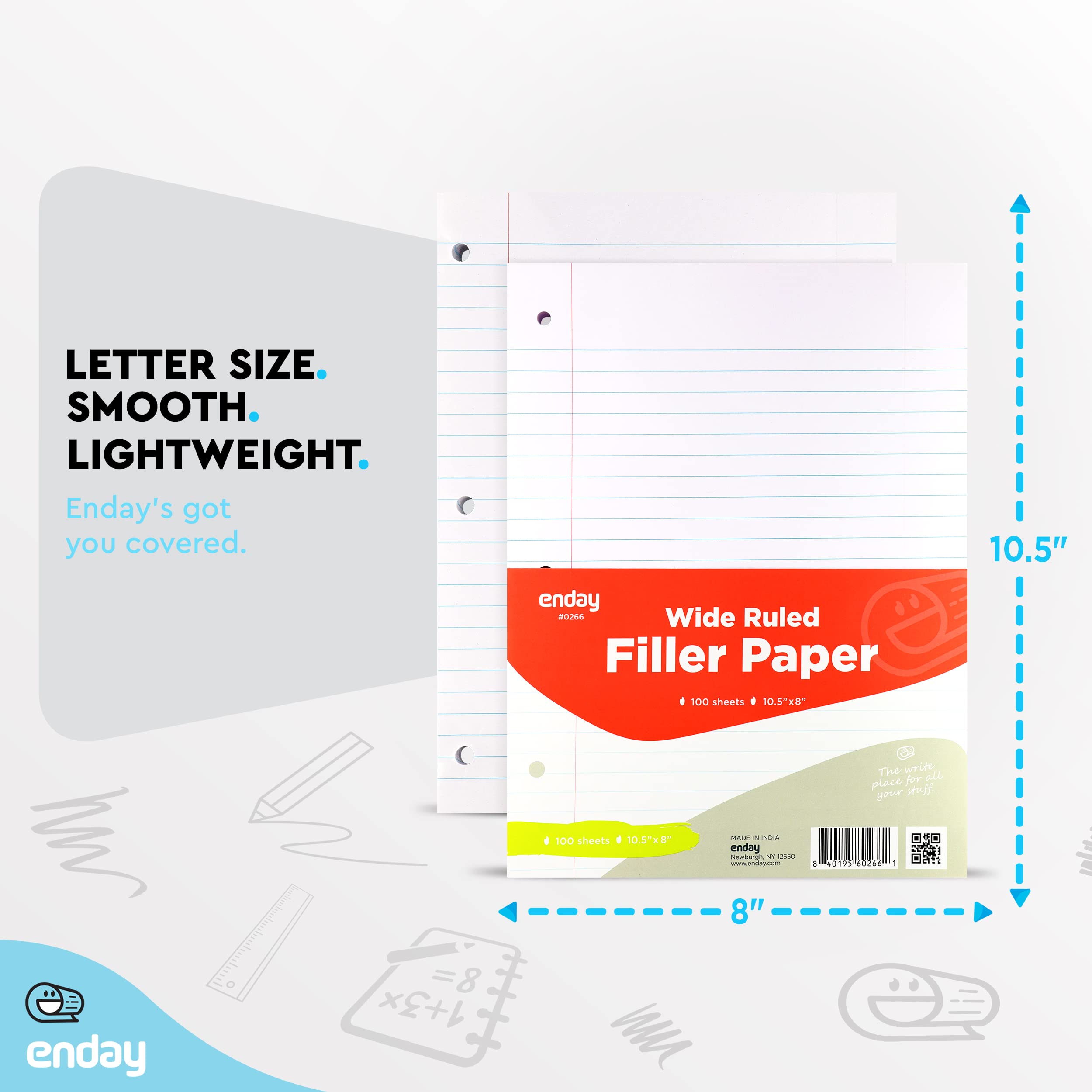 Snapklik.com : Emraw Wide Ruled Filler Paper, Perfect For Normal ...