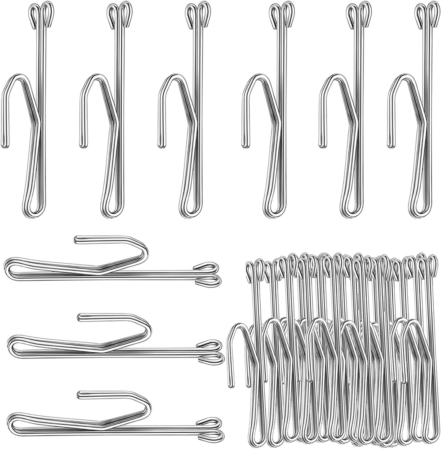 Amazon.com: Graber Heavy-Duty Offset Pin-On Drapery Hooks, 14 Hooks per ...