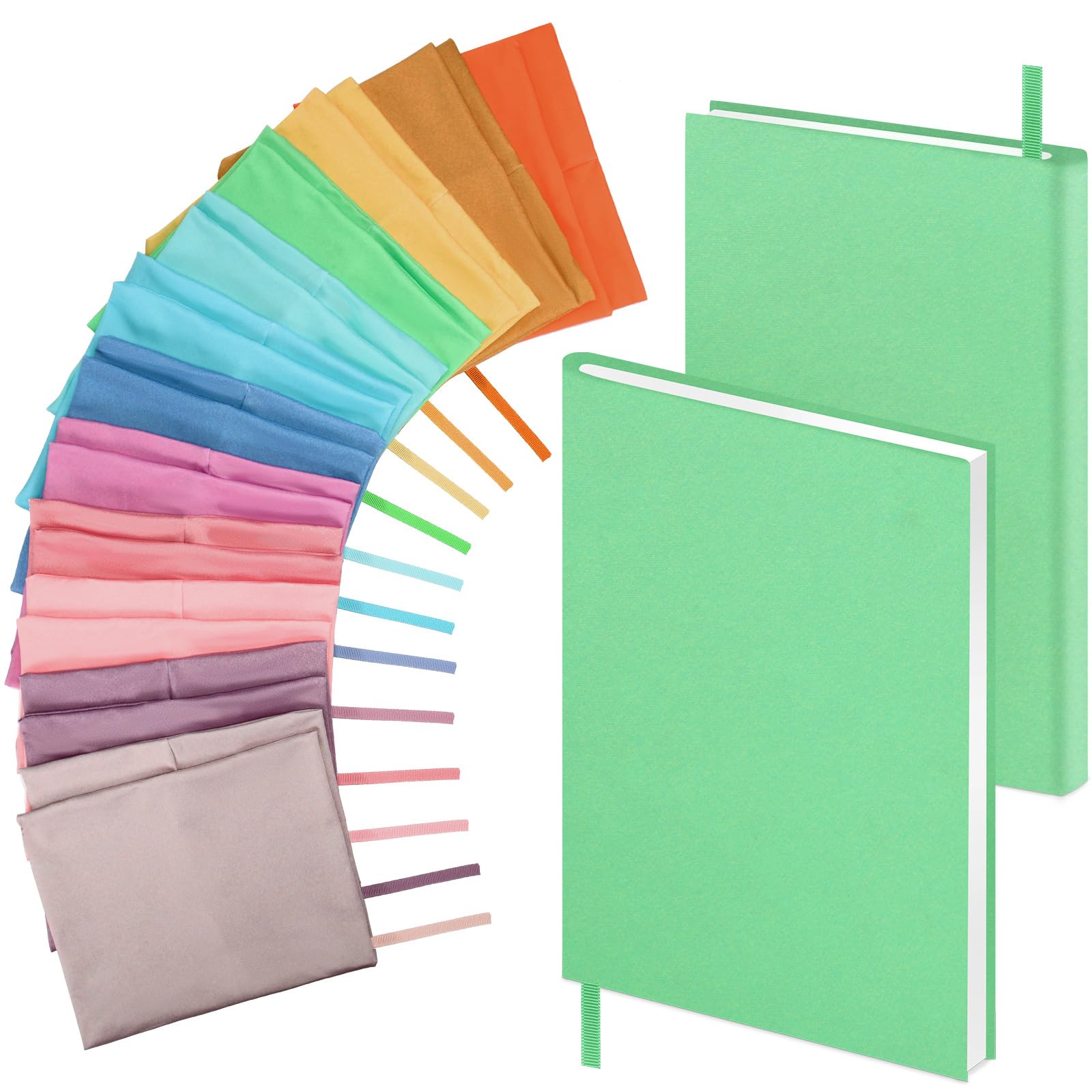 Amazon.com: PerKoop 12 Pcs Jumbo Book Covers Stretchable Fabric School ...
