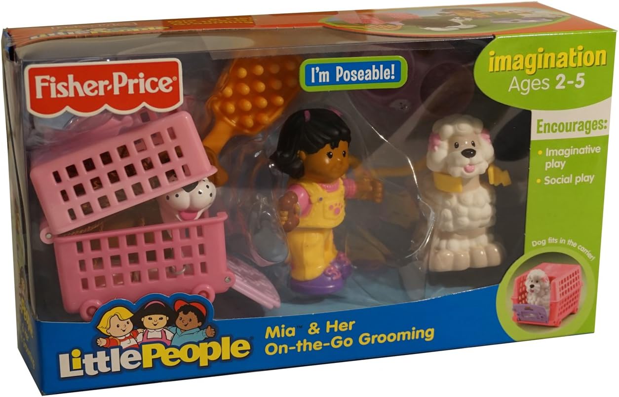 Amazon.com: Fisher-Price World of Little People Mia and Her On-The-Go ...