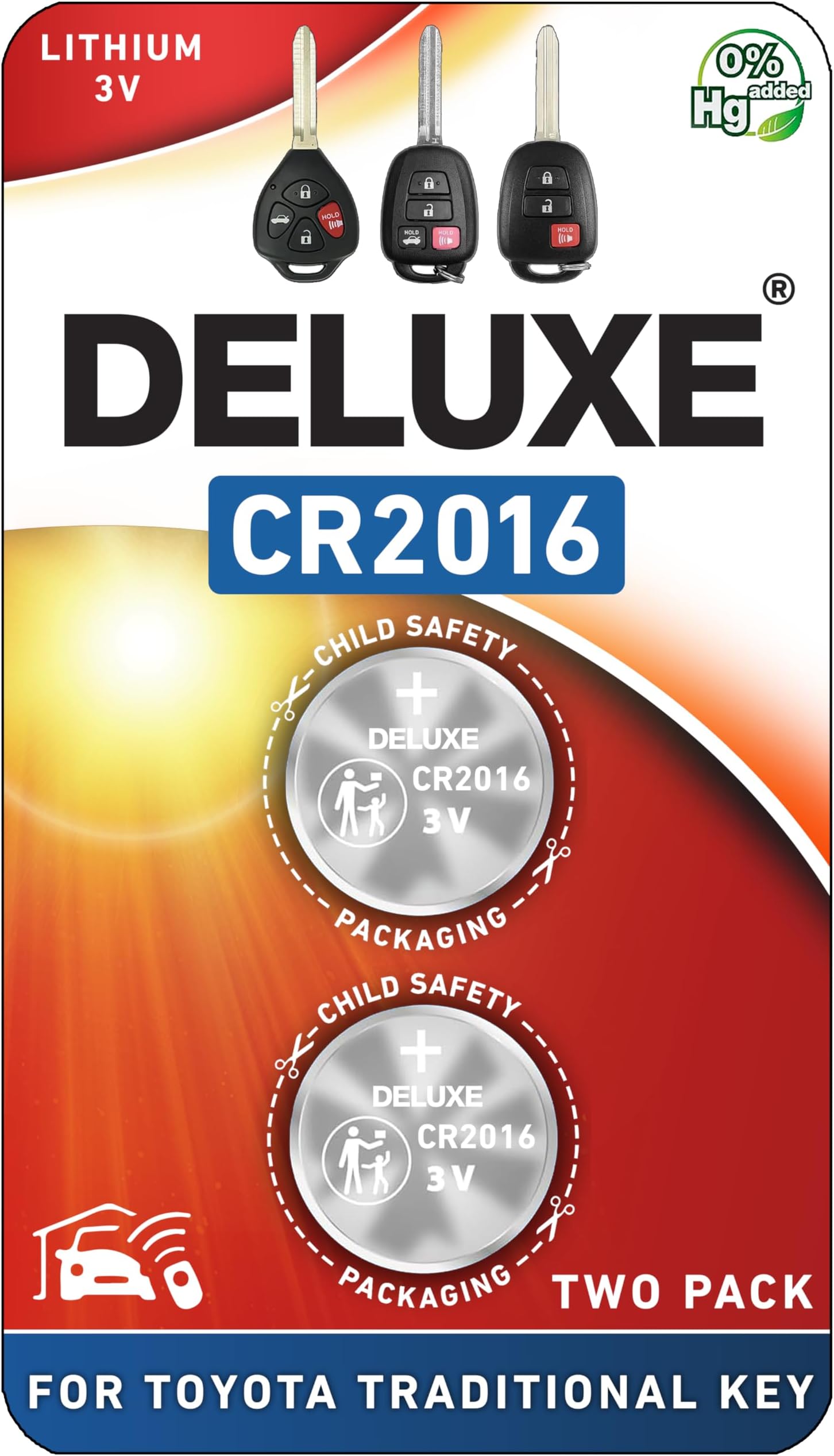 Amazon.com: Key Fob Replacement Batteries for Toyota Traditional Key ...