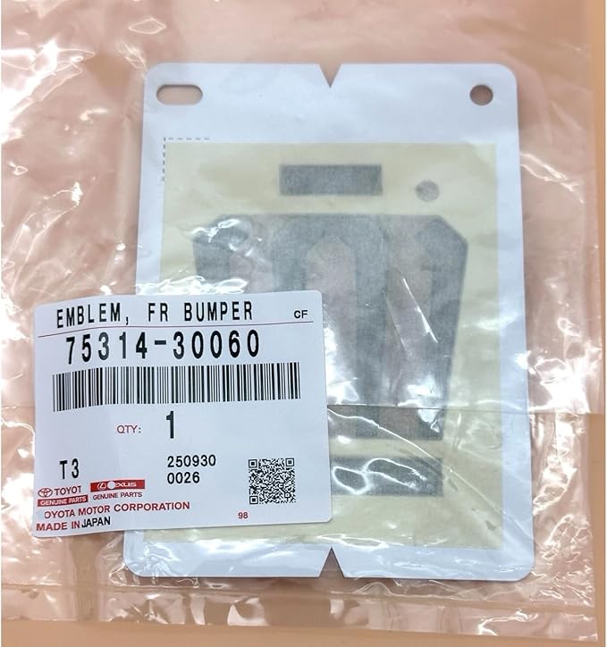 Amazon.com: Genuine 75314-30060 Front Bamper Symbol Emblem for Toyota ...