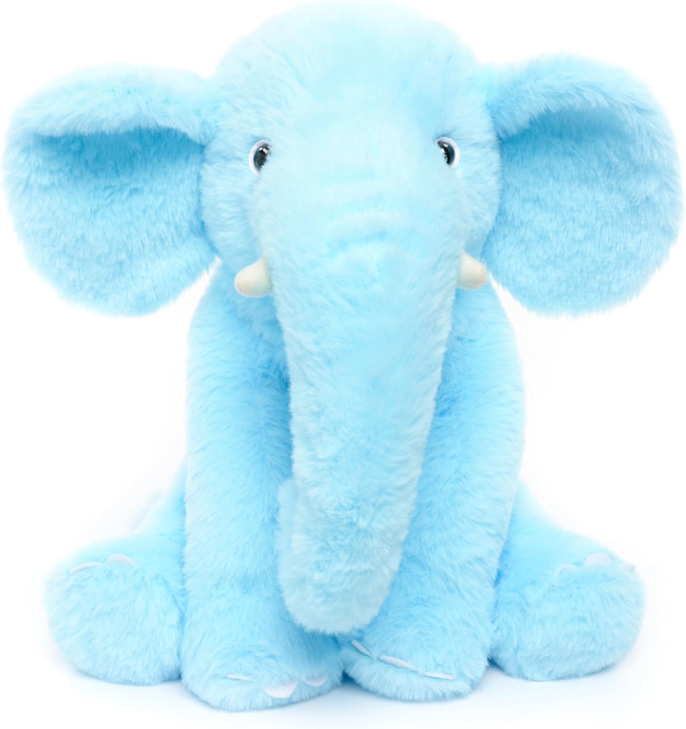 Amazon.com: WEIGEDU 13" Blue Elephant Stuffed Animal - Plush Toy for ...