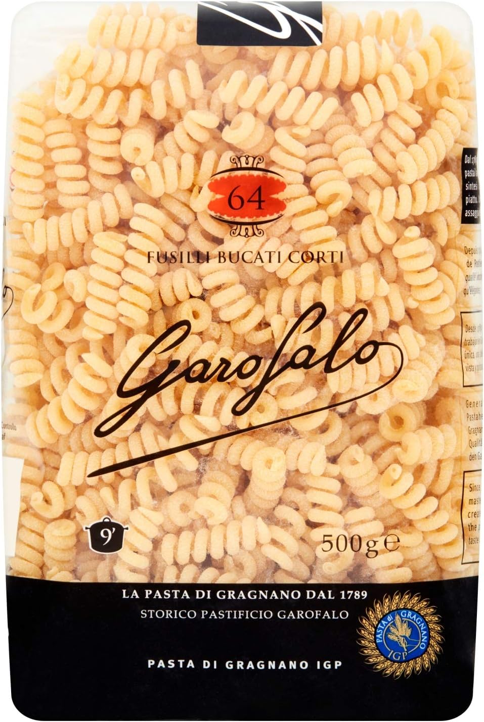 Fusilli bucati corti, Garofalo ,500 g | Amazon.com.br