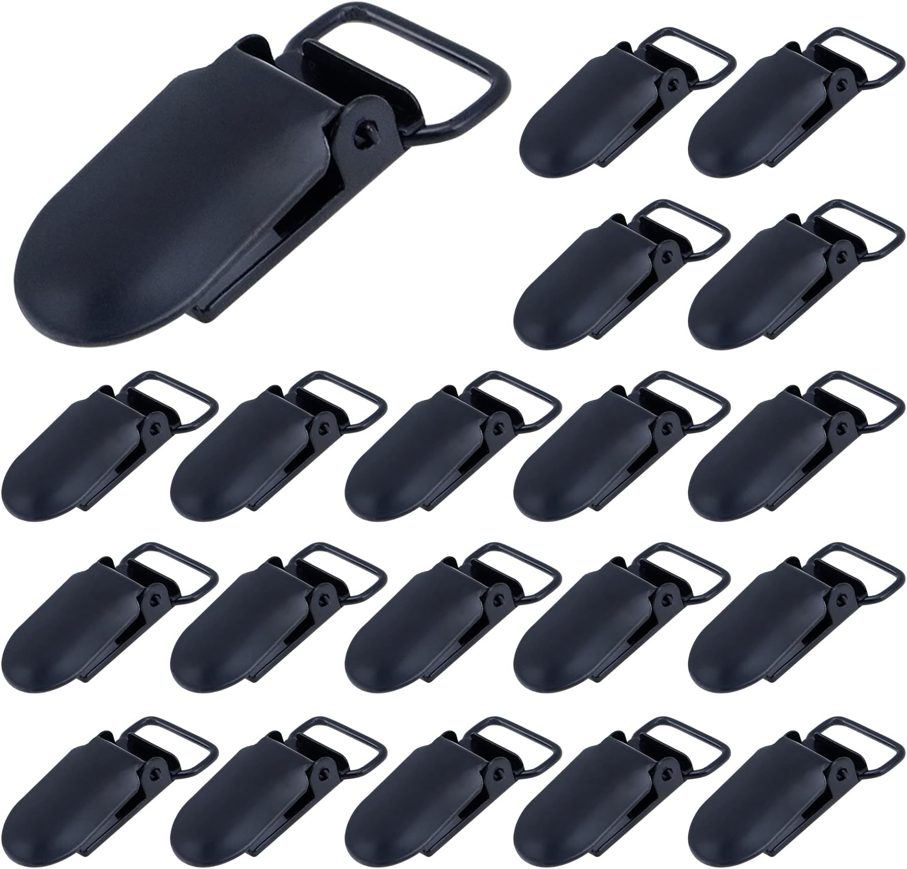 Amazon.com: Dritz 108-1 Suspender & Mitten Clips, Black, 1-Inch 2-Count