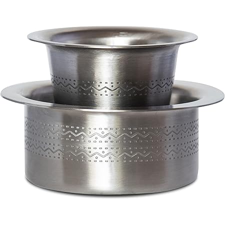 Buy Kitchen King Coffee Dabara Steel With Tumbler | Set of 2, Size 2 ...