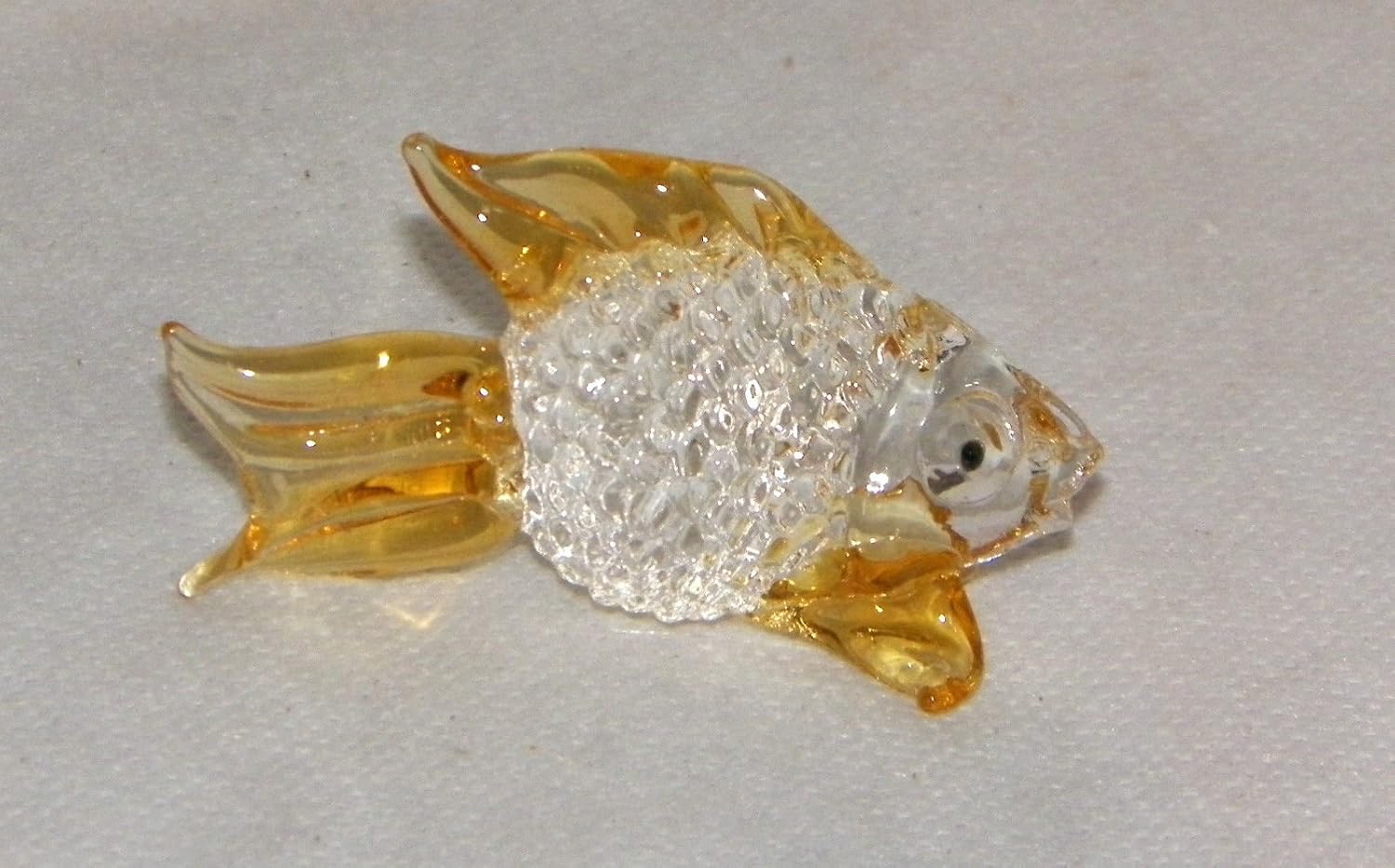 Amazon.com: New Collectible Hand Blown Miniature Glass KOI Fish ...