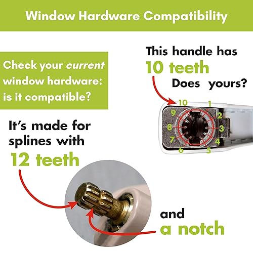 Snapklik.com : Ideal Security Fold-Down-Handle Window Cranks ...