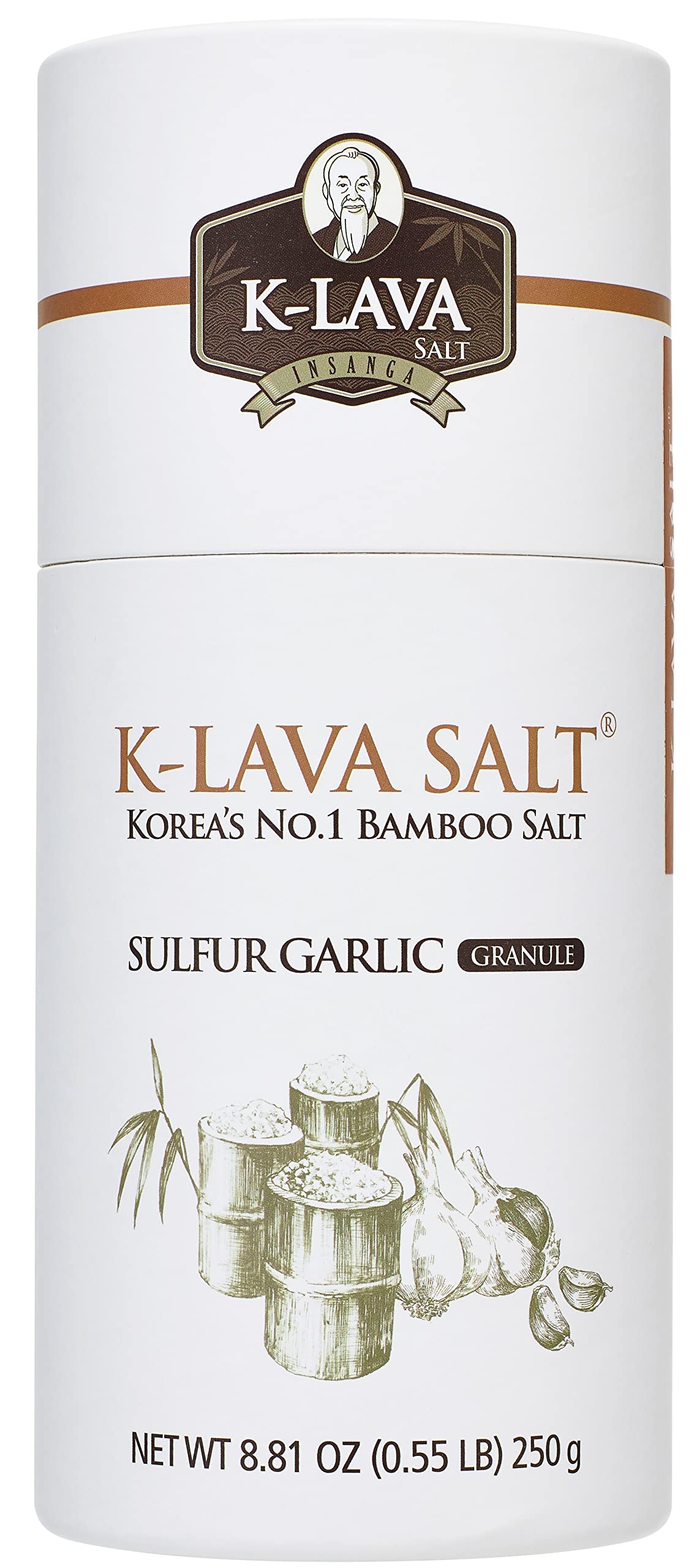 Amazon.com : K-LAVA SALT—Korea's No.1 Bamboo Salt—Sulfur Garlic ...