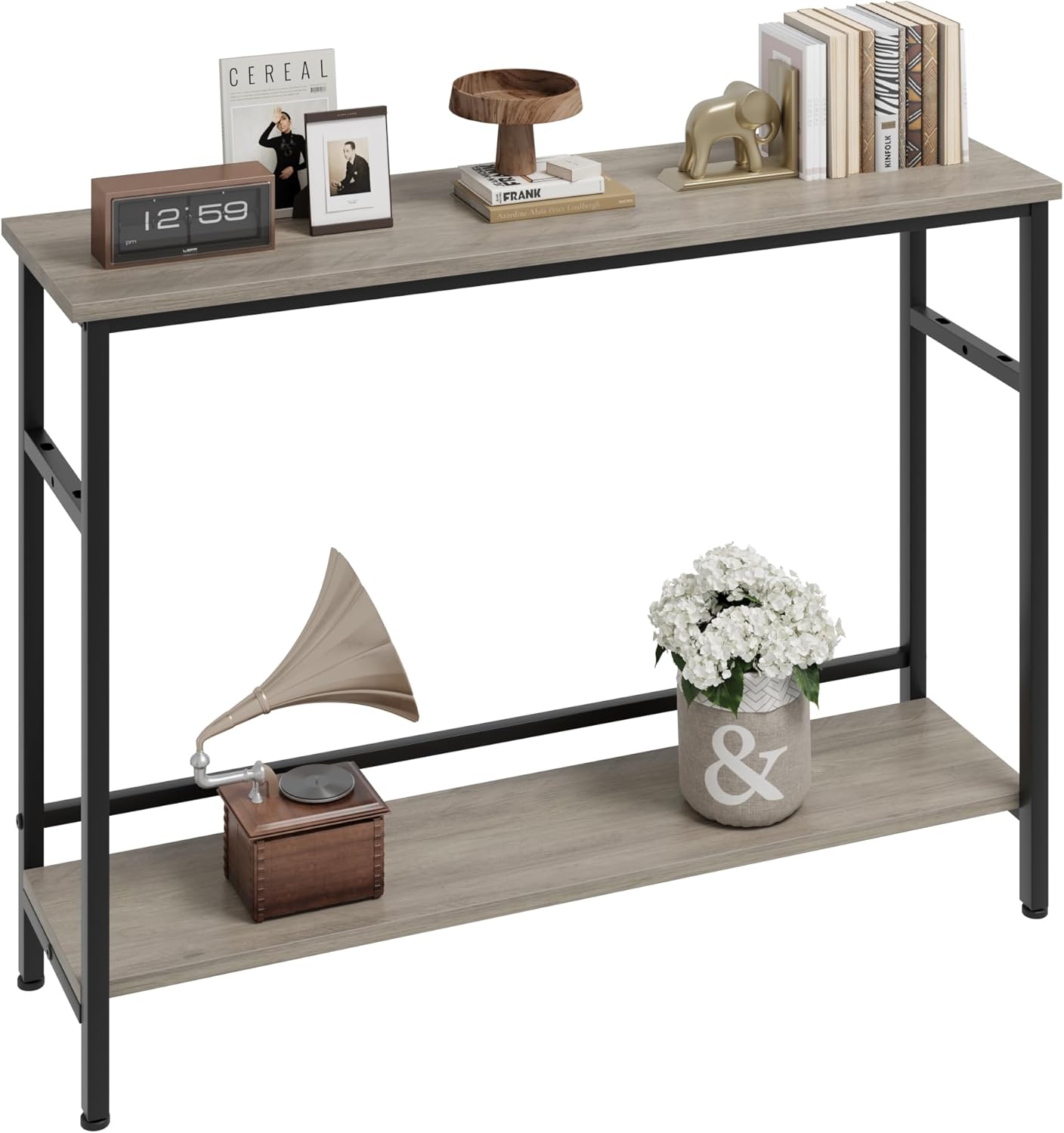 Amazon.com: GAOMON Entryway Table, Console Tables with Storage, 39.3 ...