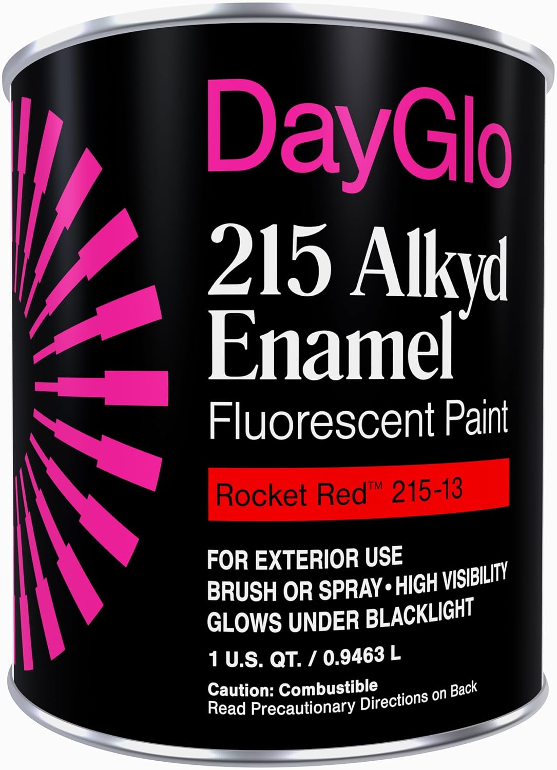 DayGlo Fluorescent Solvent-Based 215 Alkyd Brushing Enamel Paint, high ...