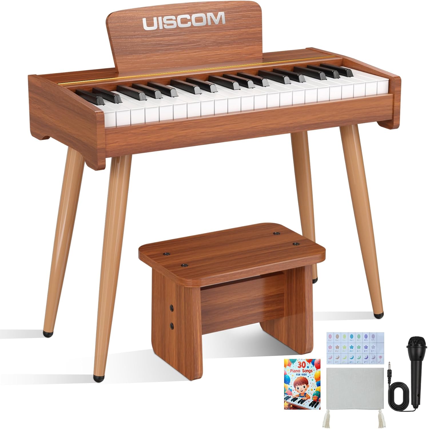 Amazon.com: UISCOM Kids Keyboard Piano, 37 Keys Digital Piano, Toddler ...