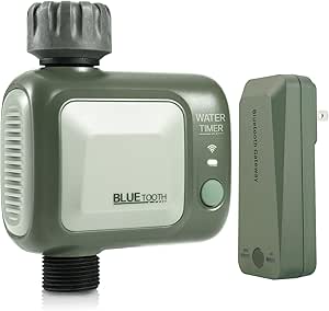 CROSOFMI WiFi Water Timer for Irrigation Garden - Automatic Sprinkler ...