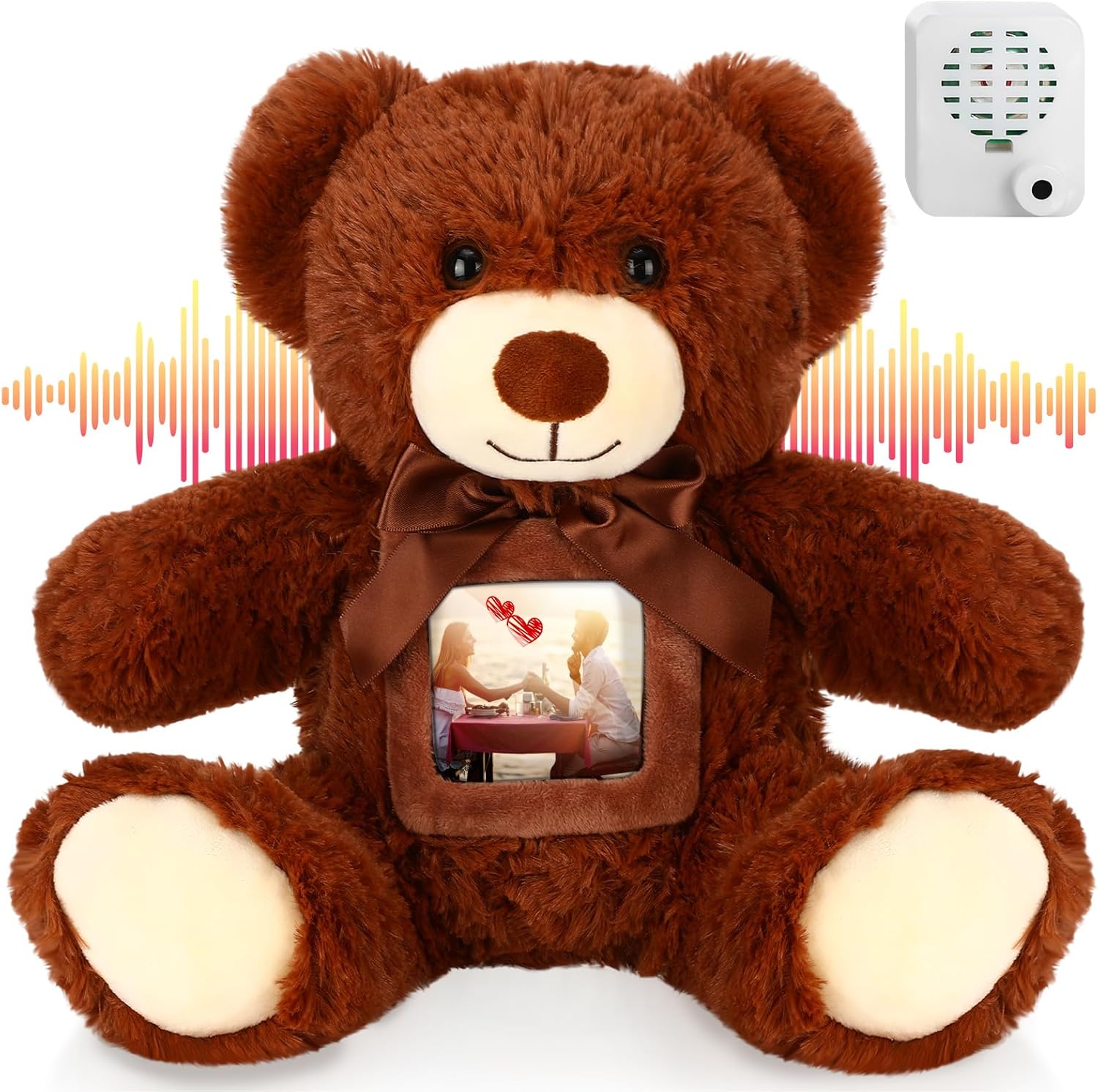 Amazon.com: Libima 14 Inch Remembrance Bear Plush Stuffed Animal with ...