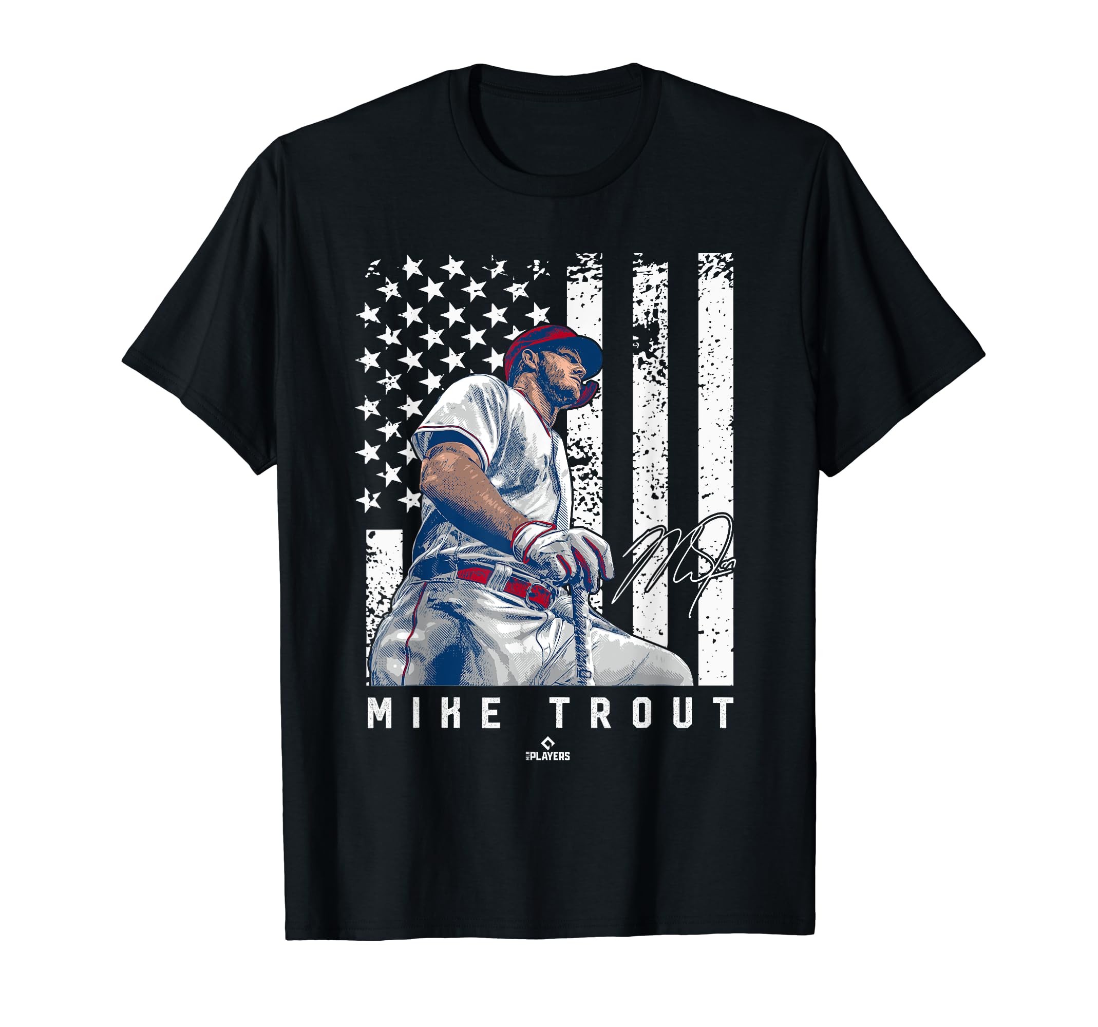 Amazon.com: Show Your Pride Mike Trout Los Angeles MLBPA T-Shirt ...