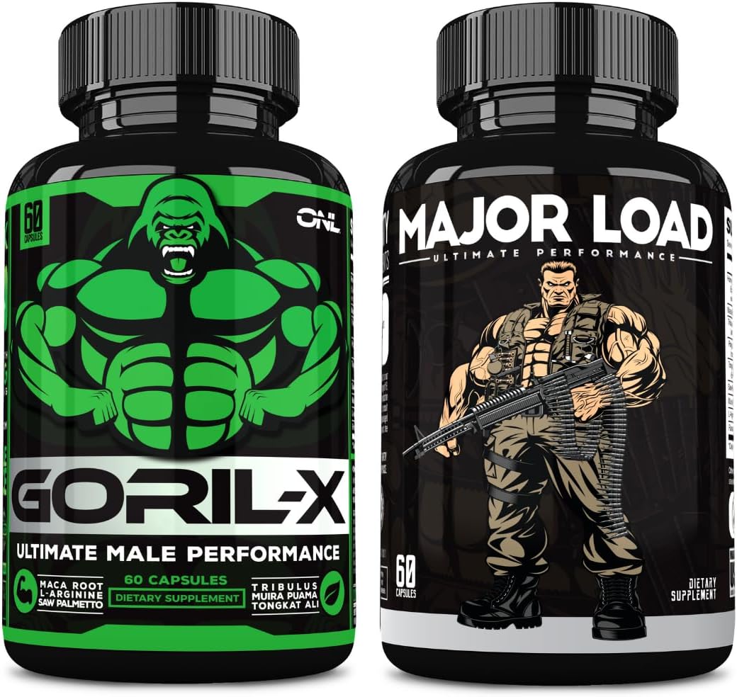 Amazon.com: ONL Ultimate Men's Testosterone Booster Bundle - GORIL-X ...