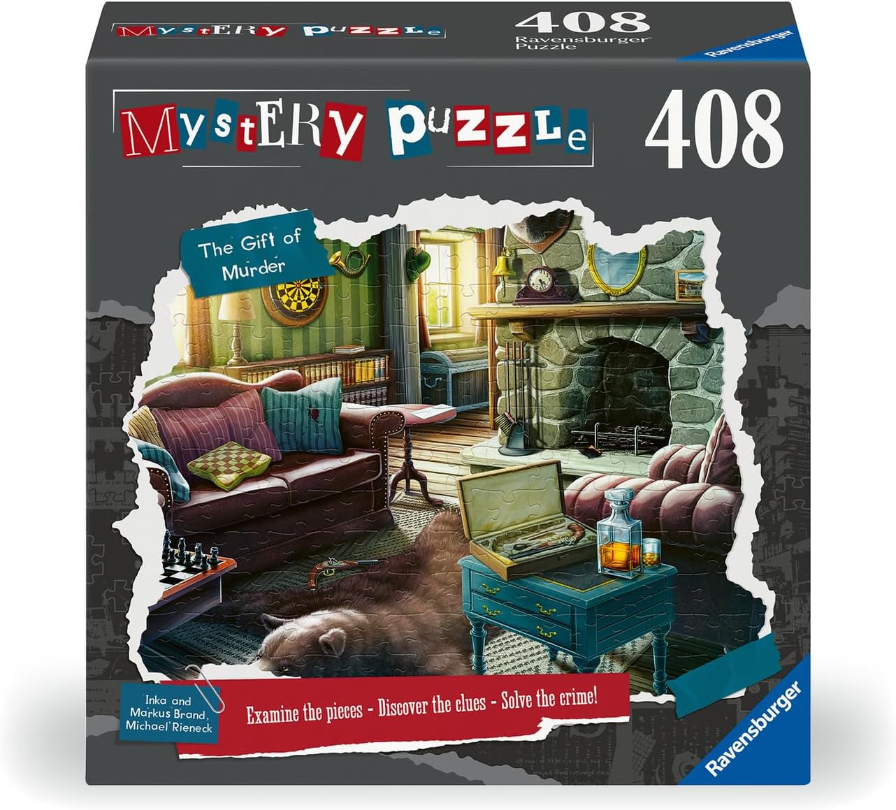 Amazon.com: Ravensburger Mystery Puzzle: The Gift of Murder 408 Piece ...
