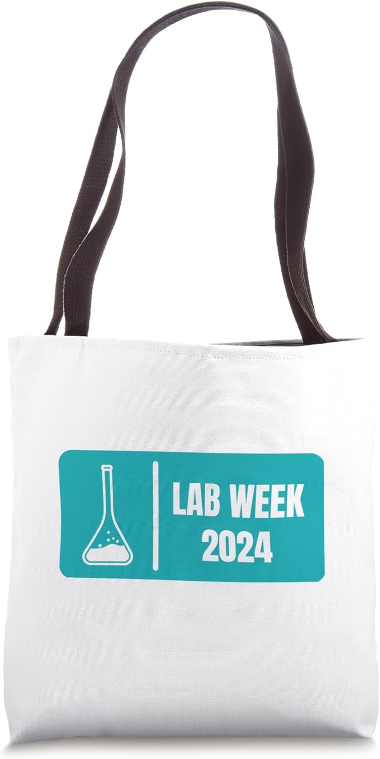 Amazon.com: Lab Week 2024, For Laboratory Technicians Tote Bag ...